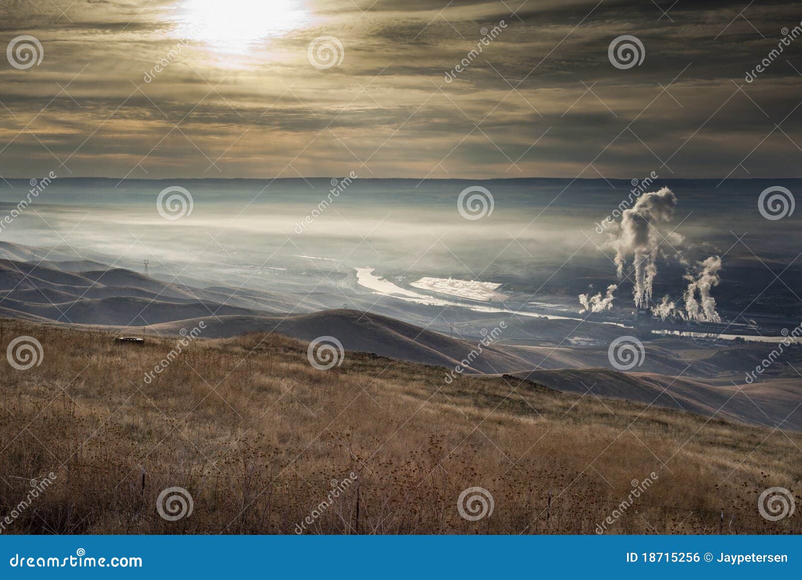 Clearwater paper mill stock photo. Image of pollution - 18715256