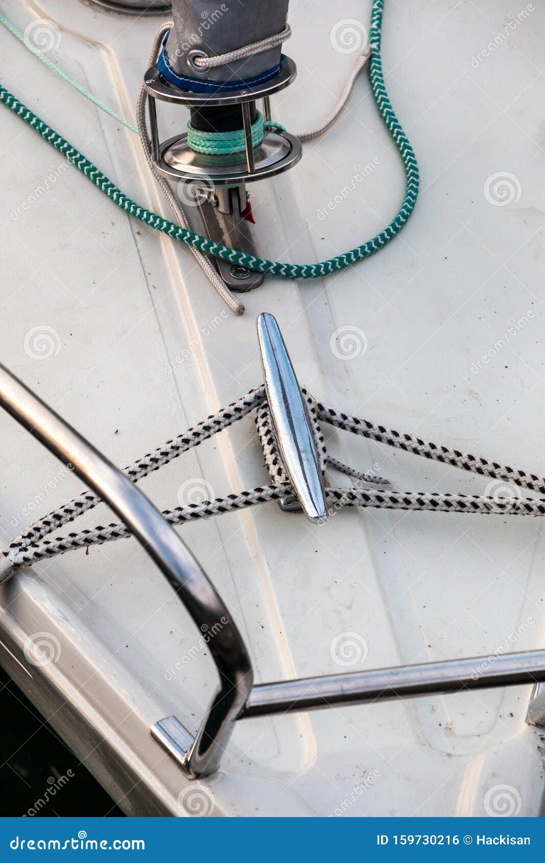 Mooring Chock On Yacht Transom Stock Photography | CartoonDealer.com ...
