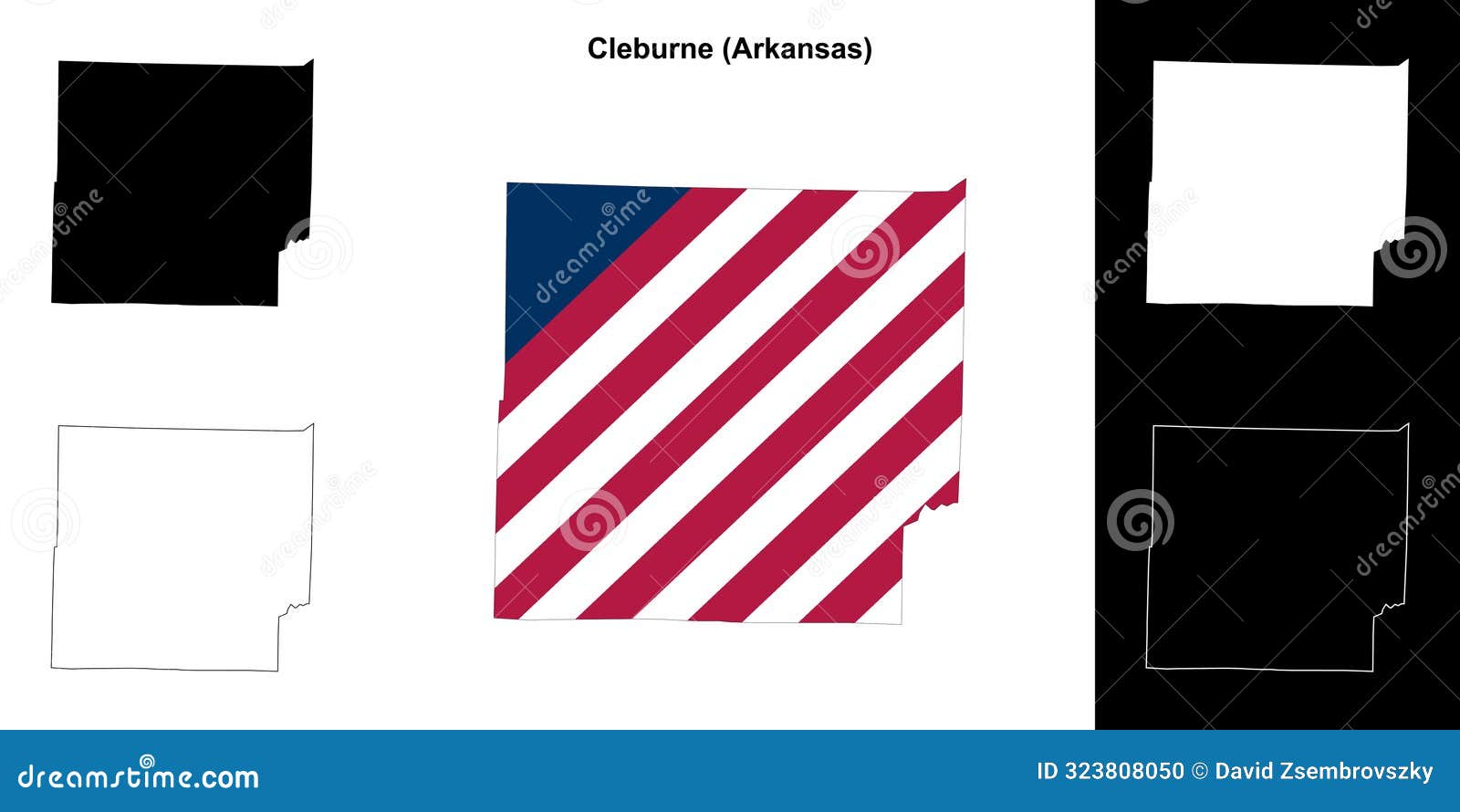 Cleburne outline map stock illustration. Illustration of tourism ...