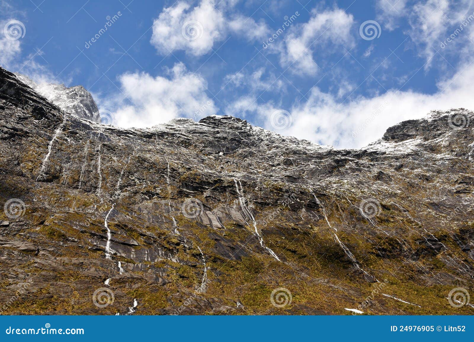 Cleddau Valley stock image. Image of fiordland, snow - 24976905