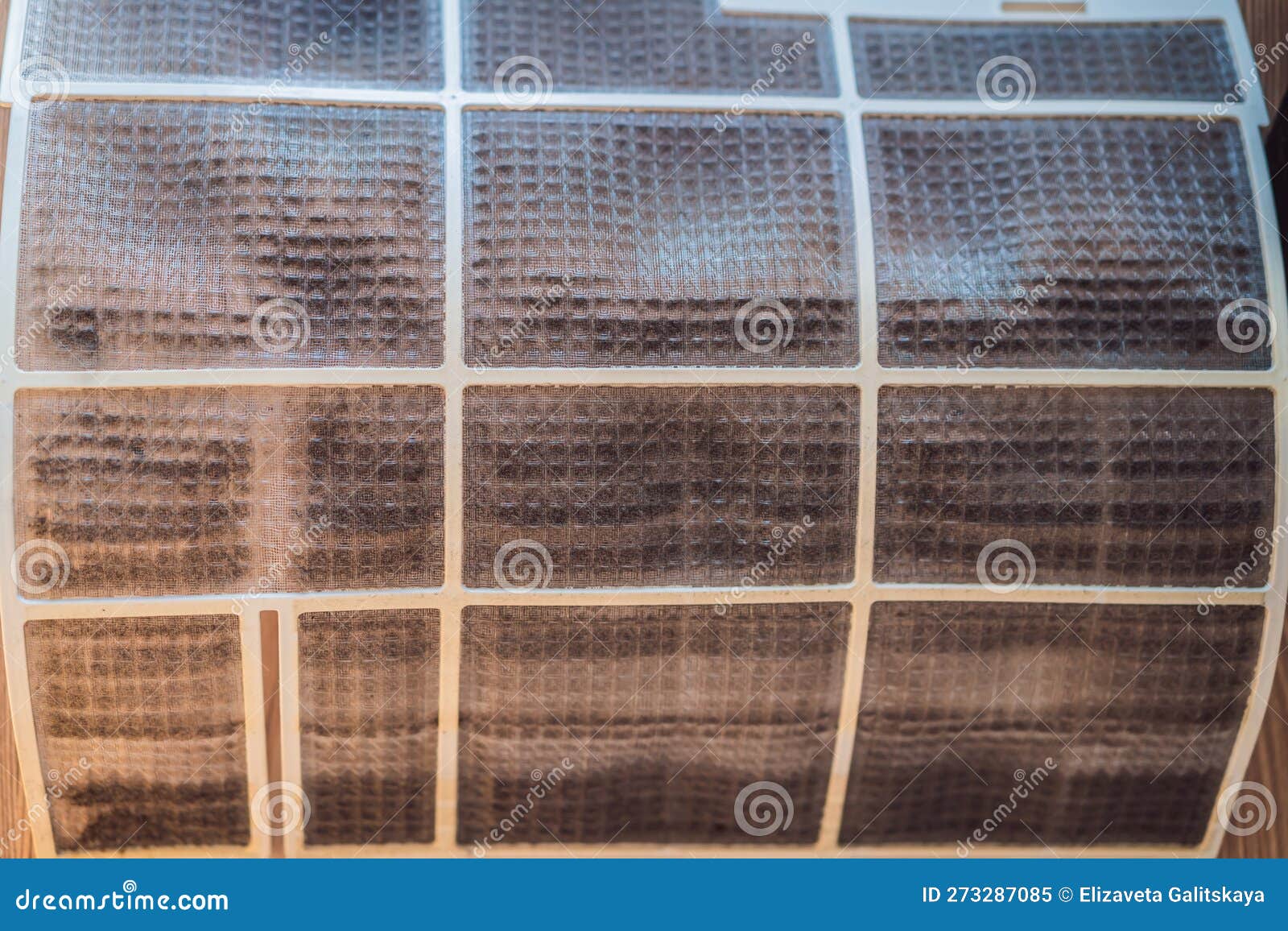 Cleen Out Dust from Air Conditioner Filter Stock Image - Image of wash ...