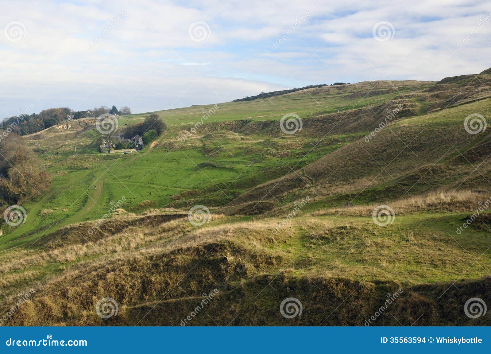 Cleeve Common stock photo. Image of landscape, calcareous - 35563594