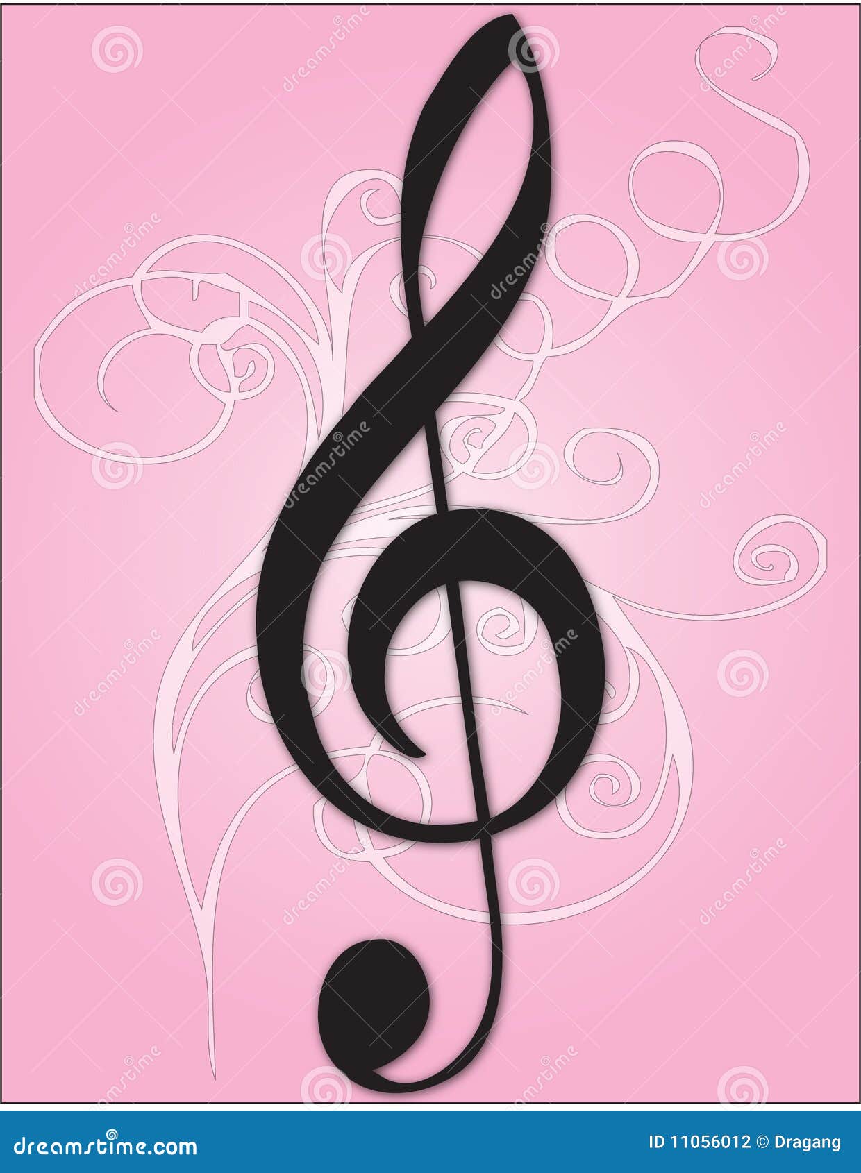 Clef stock vector. Illustration of symbol, detail, musical - 11056012