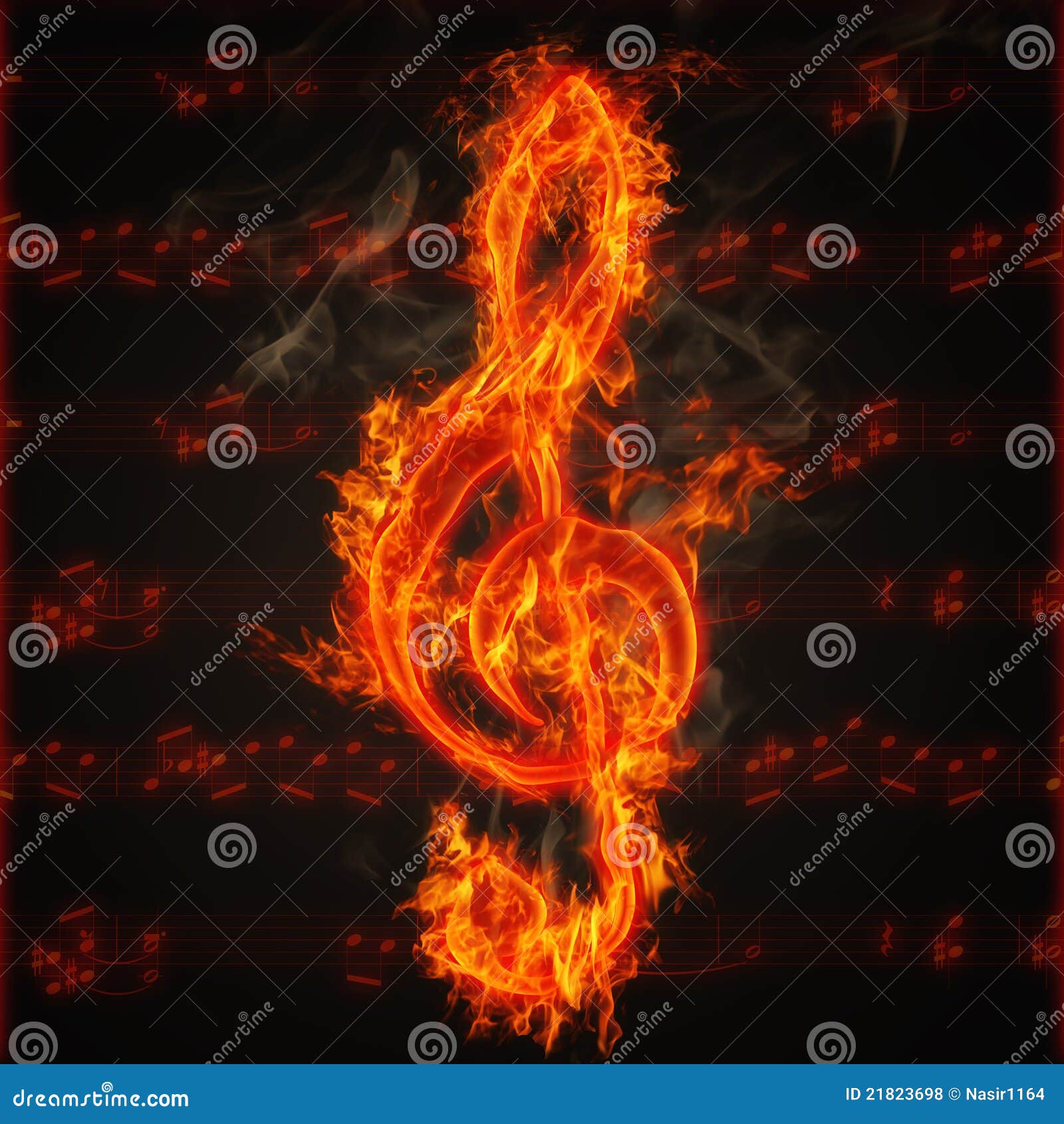 Cool Treble Clef Wallpaper