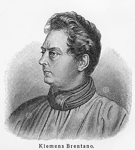 Clemens Brentano editorial stock image. Image of historical - 21492019