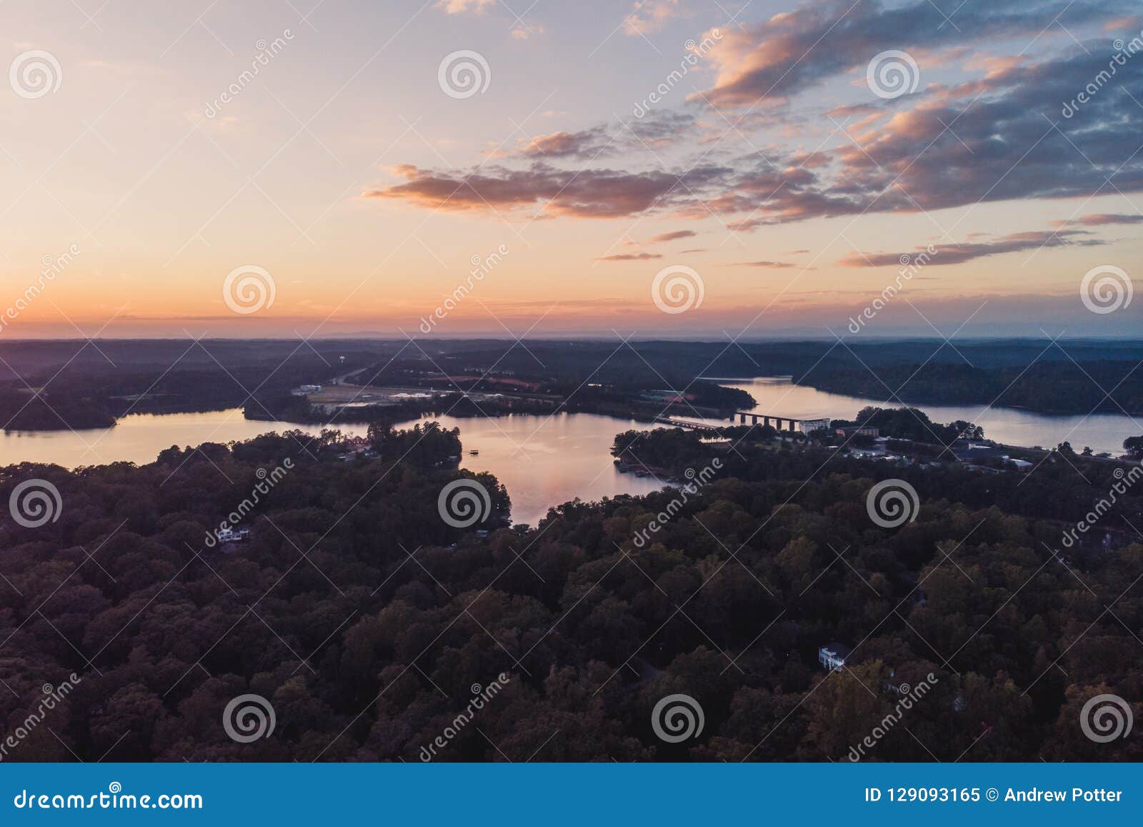 Clemson during Sunset in the Fall Stock Image - Image of devine, life ...