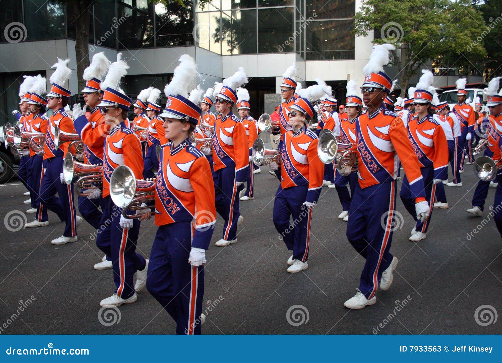 Clemson Marching Band in Gator Bowl Parade Editorial Stock Photo ...
