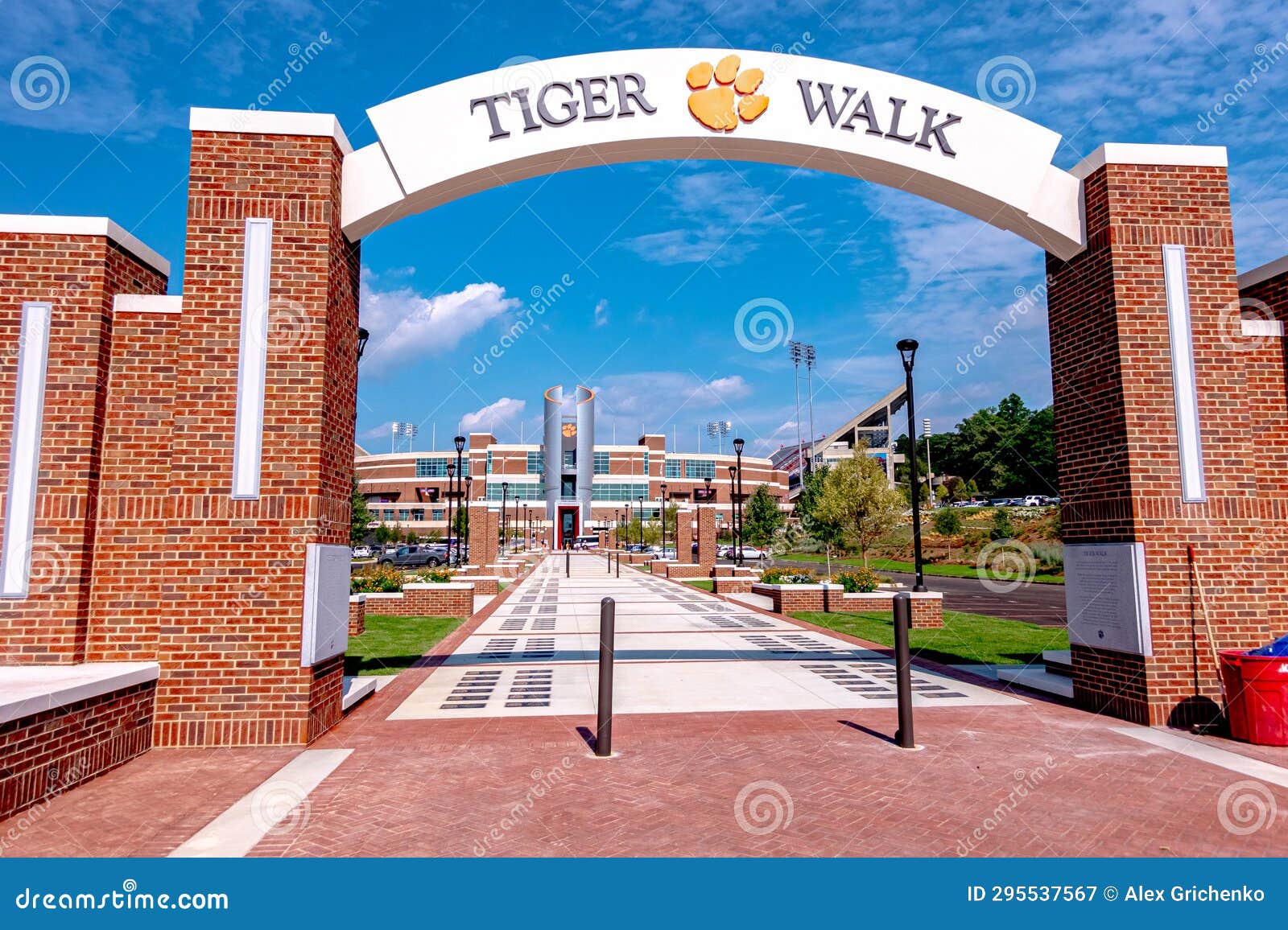 Clemson, SC - 2023: Memorial Stadium on the Clemson University Campus ...