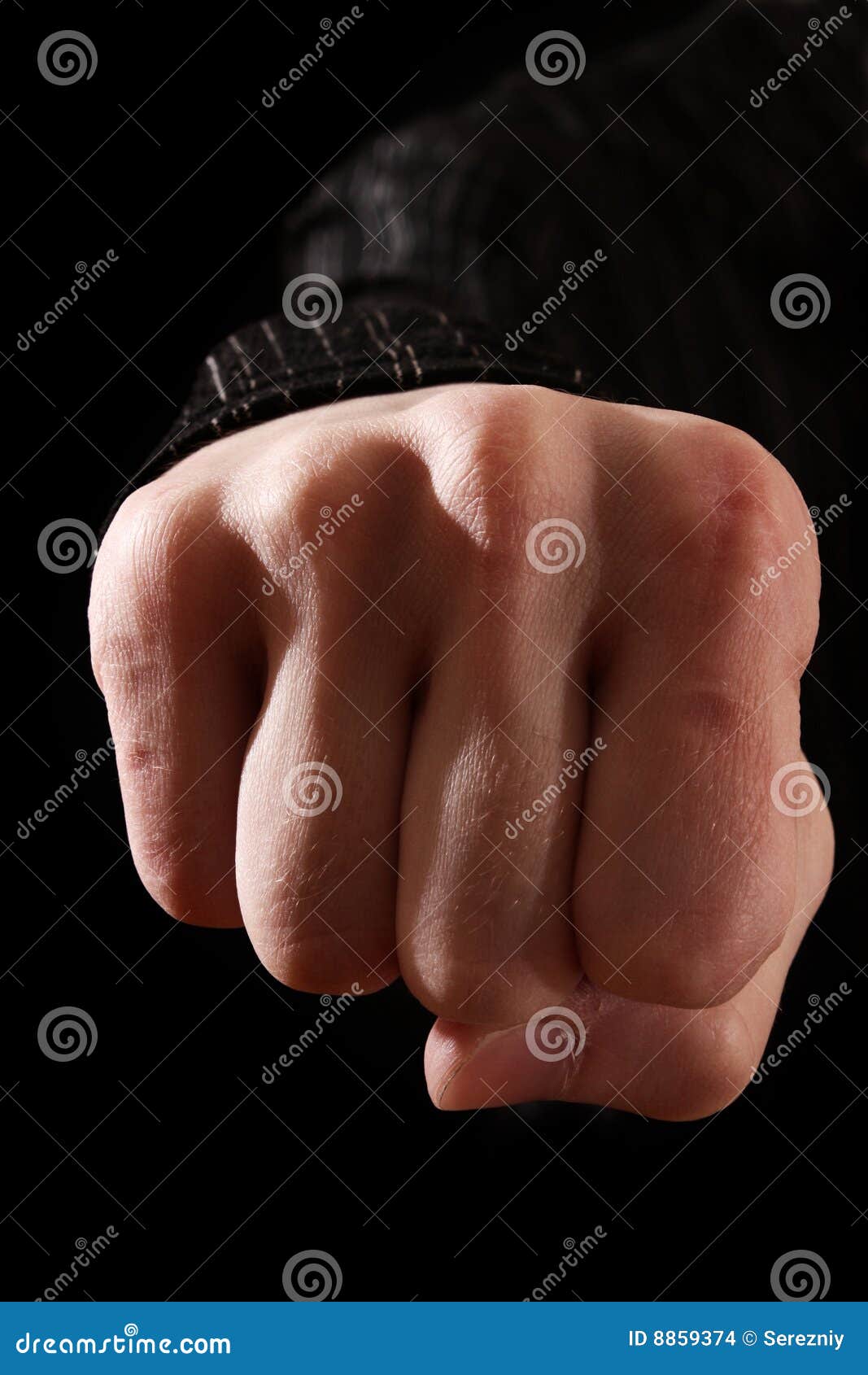 Clenched fist stock photo. Image of clenched, isolated - 8859374