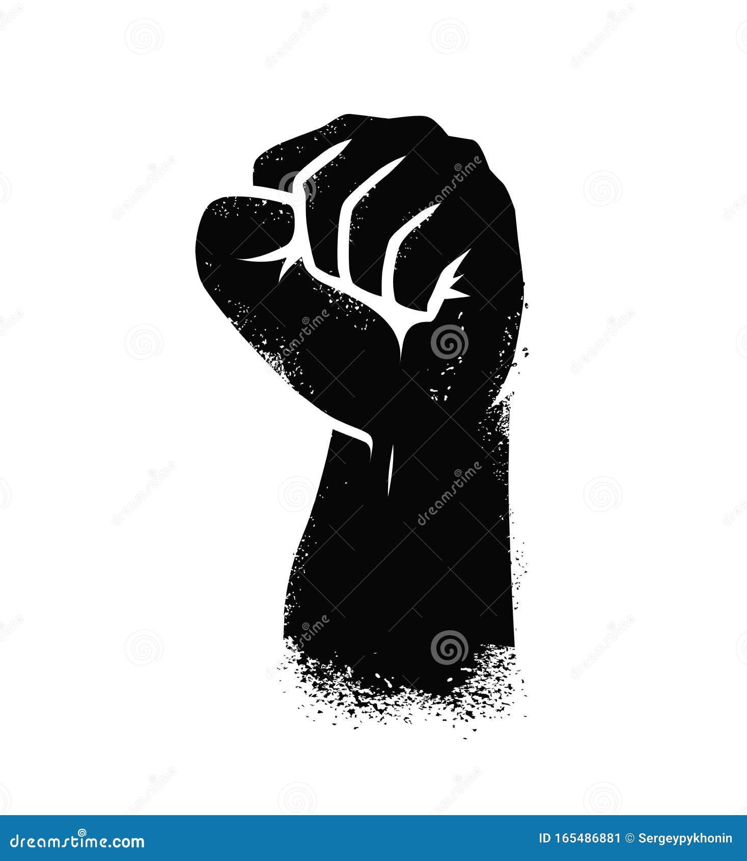 Clenched Fist. Hand Gesture Symbol Vector Illustration Stock Vector ... Clenched Fist. Hand Gesture Symbol Vector Illustration Stock Vector ...