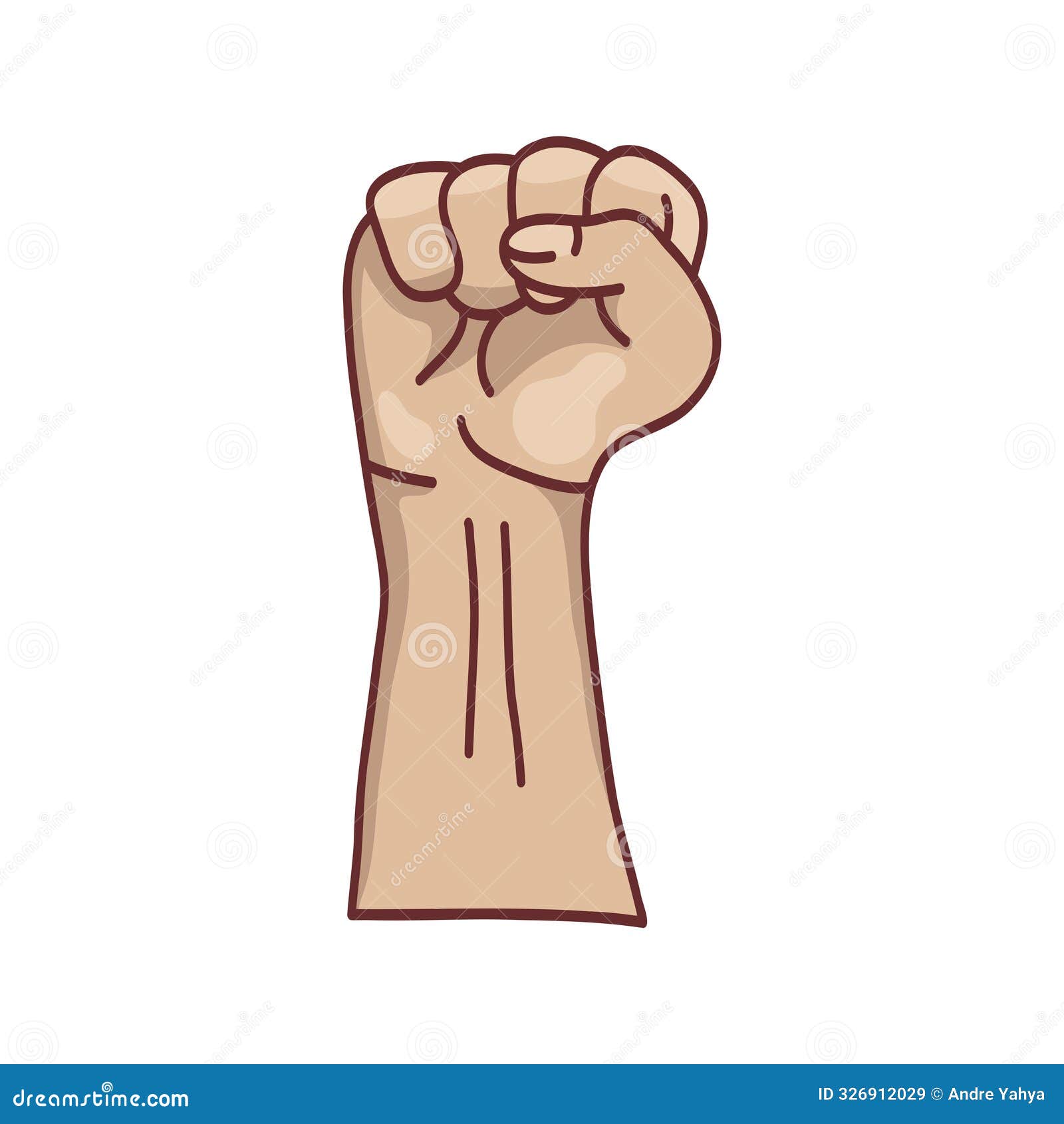 Clenched Fist Hand Icon Design, Stock Vector - Illustration of victory ...