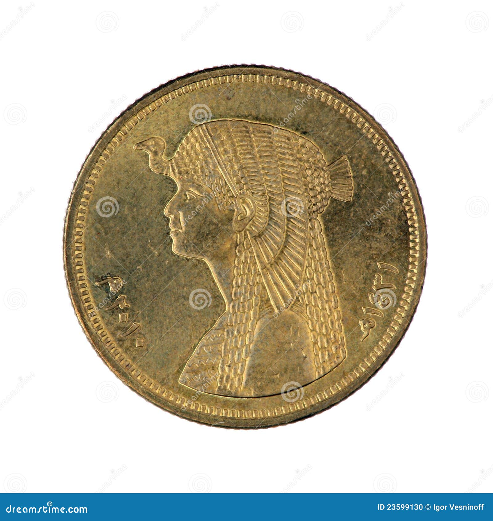 Cleopatra stock photo. Image of saving, currency, egypt - 23599130
