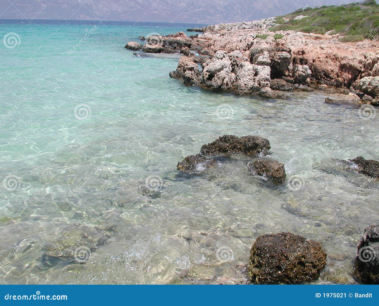 Cleopatra beach in Turkey. stock image. Image of mediterranean - 1975021