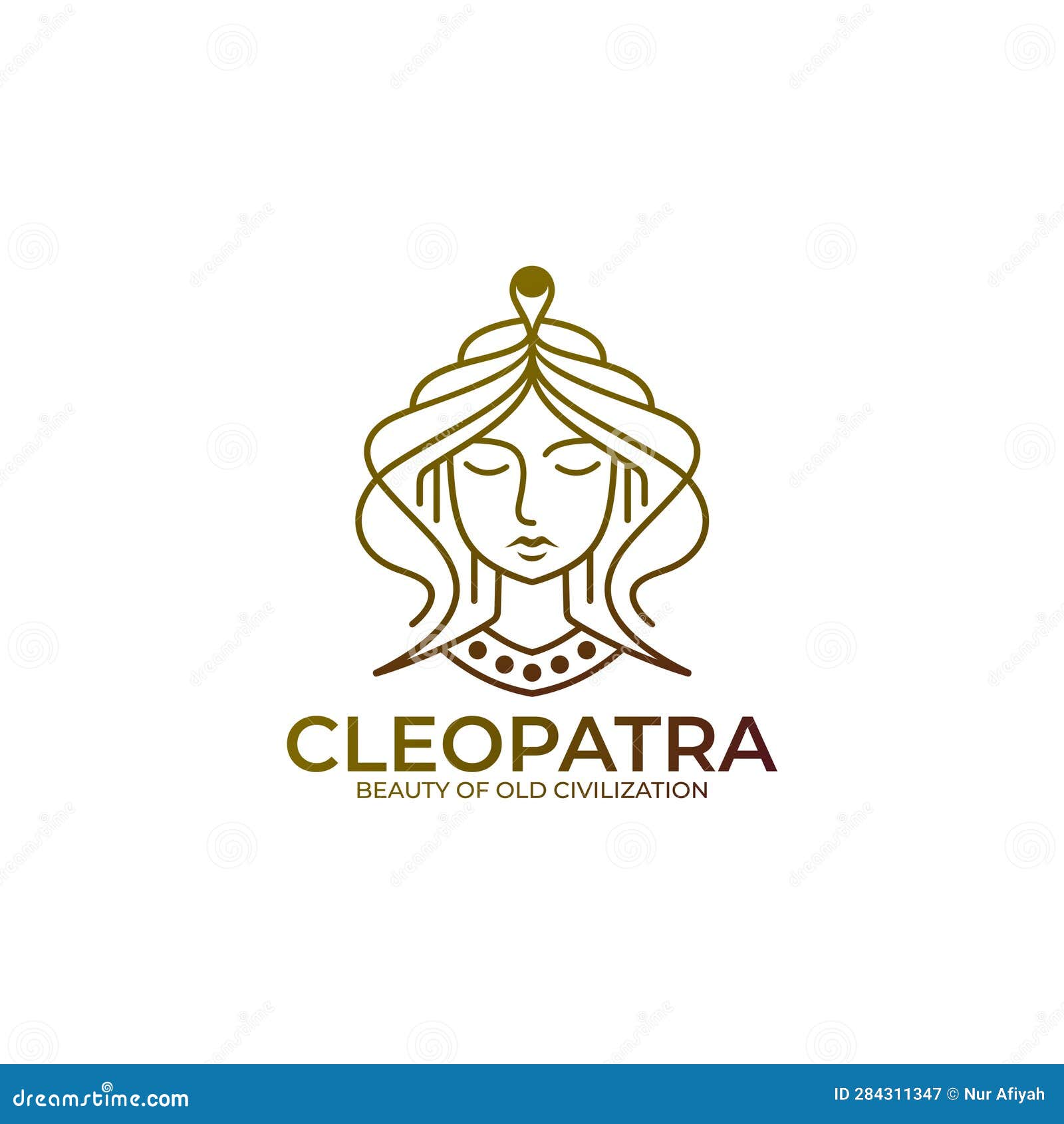 Cleopatra Icon Color Outline Vector | CartoonDealer.com #230479792