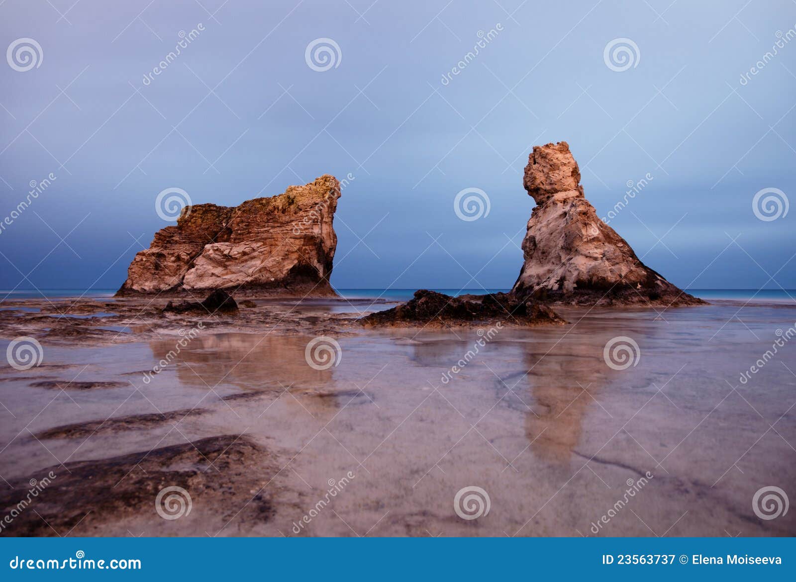Cleopatra S Beach Famous Rocks Stock Image - Image of formations ...