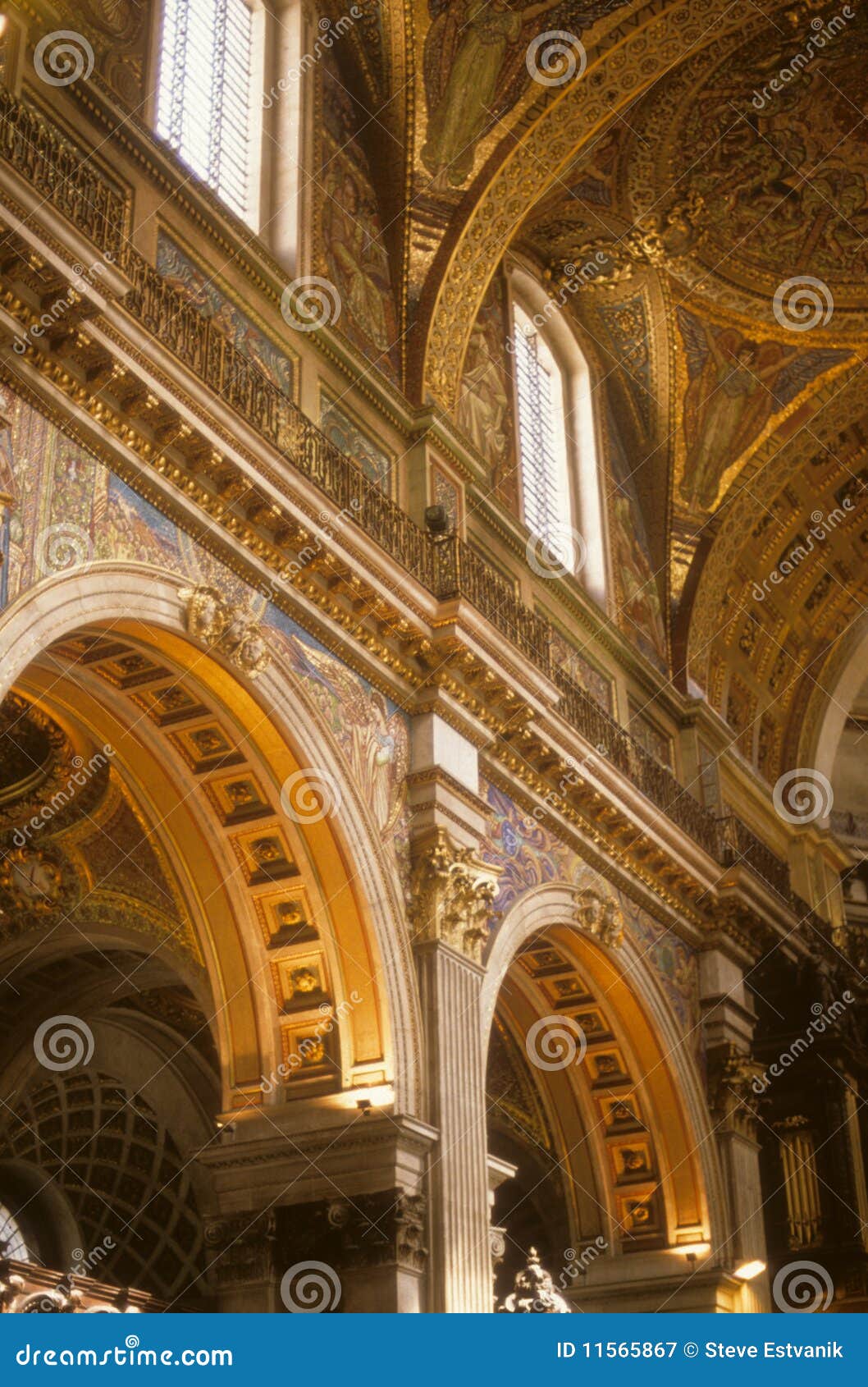 Clerestory Arches and Windows Stock Image - Image of europe, historic ...