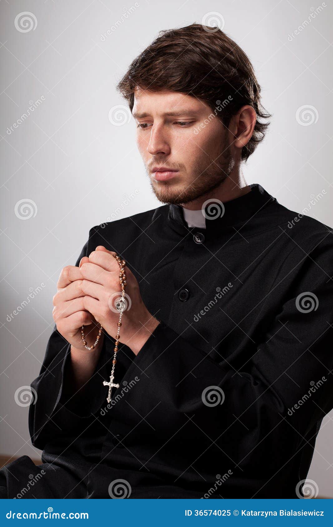 Cleric praying stock image. Image of forgive, faithful - 36574025