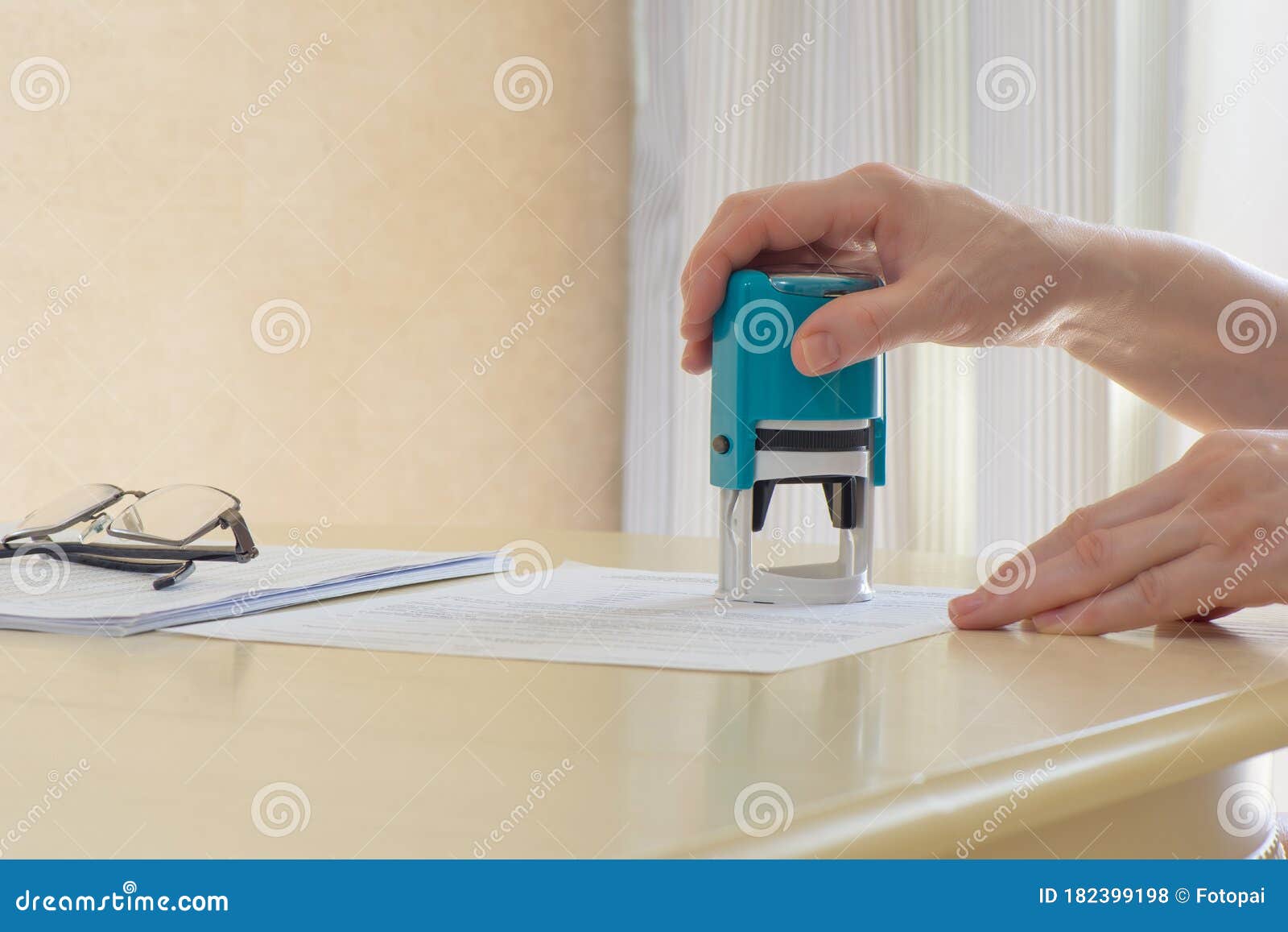 Clerical Work in the Office Stock Photo - Image of glasses, office ...