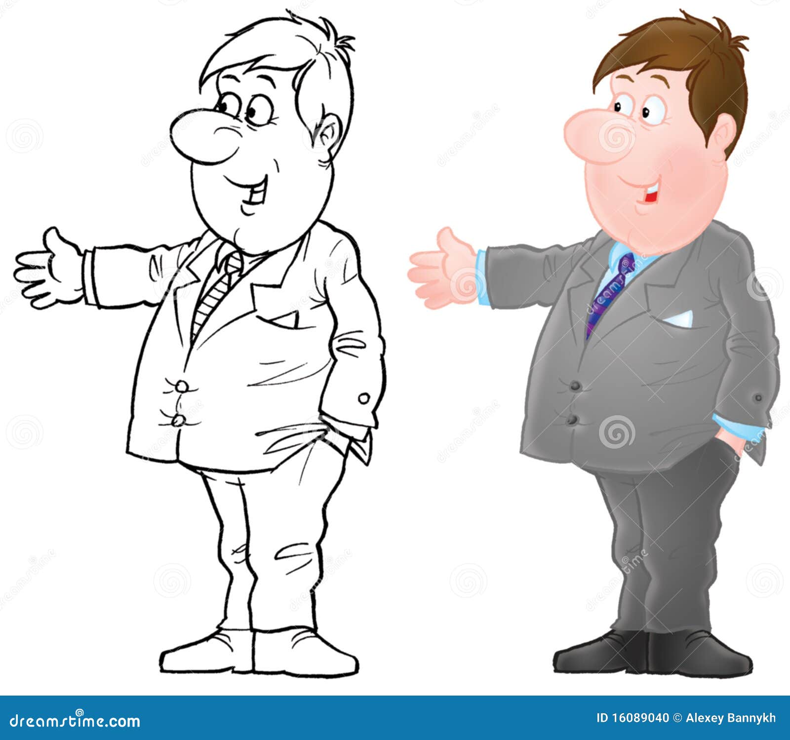 Clerk stock illustration. Illustration of lounge, collar - 16089040