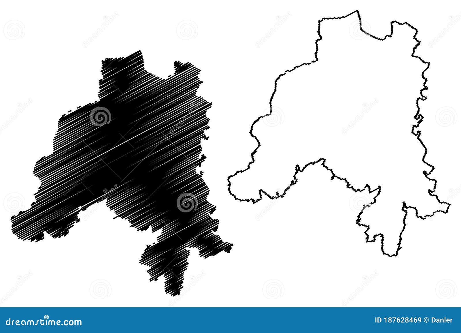 Clervaux Canton Grand Duchy Of Luxembourg, Administrative Divisions Map ...