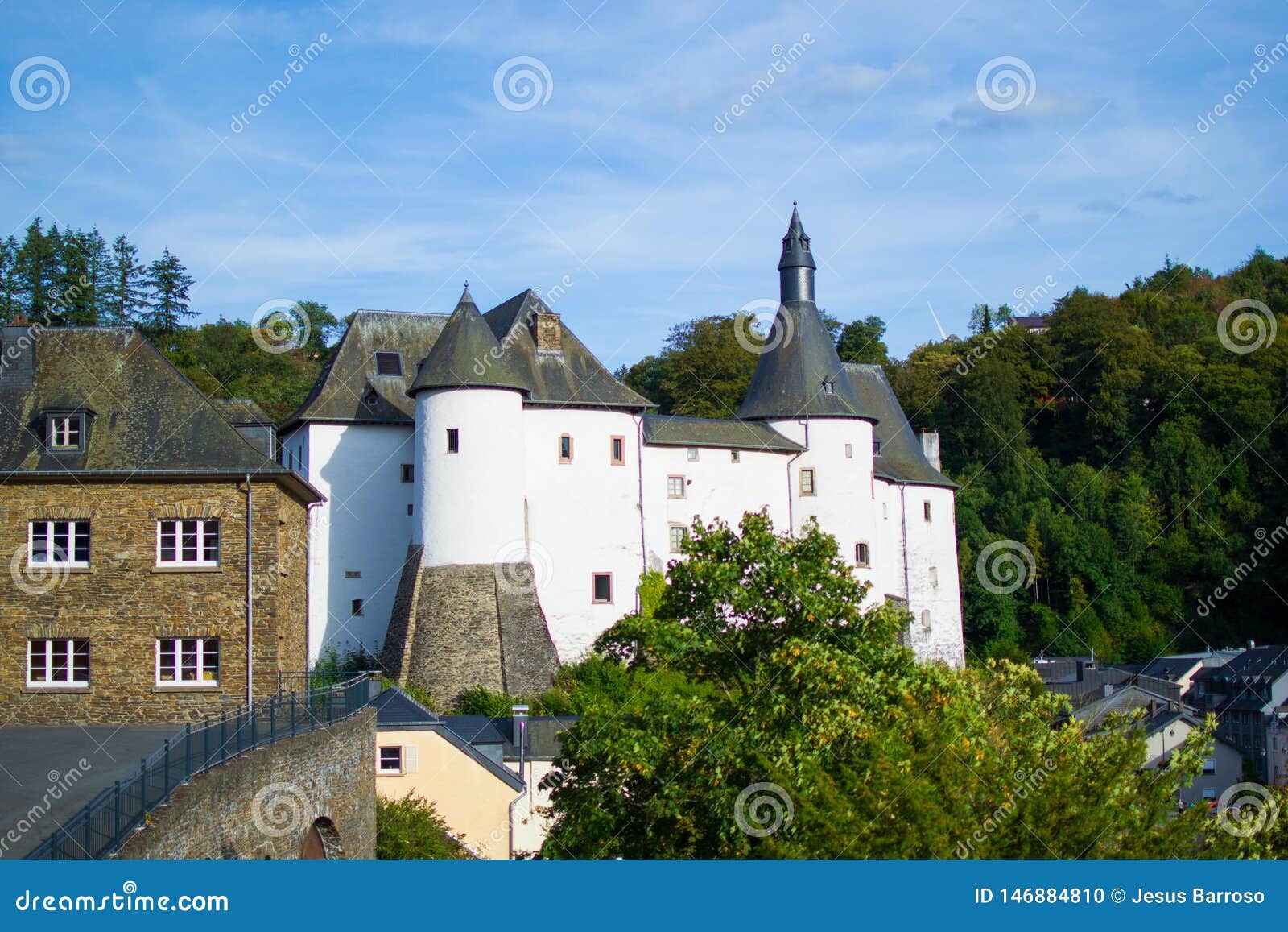 Clervaux Castle Chateau De Clervaux in Clervaux, Luxembourg, Europe ...