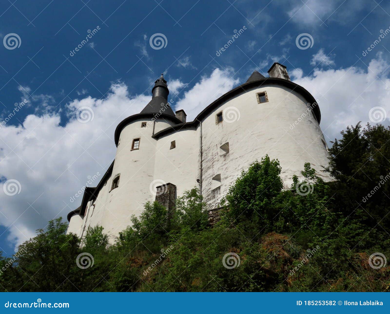 Clervaux Castle in Luxembourg Stock Photo - Image of clervaux, medieval ...