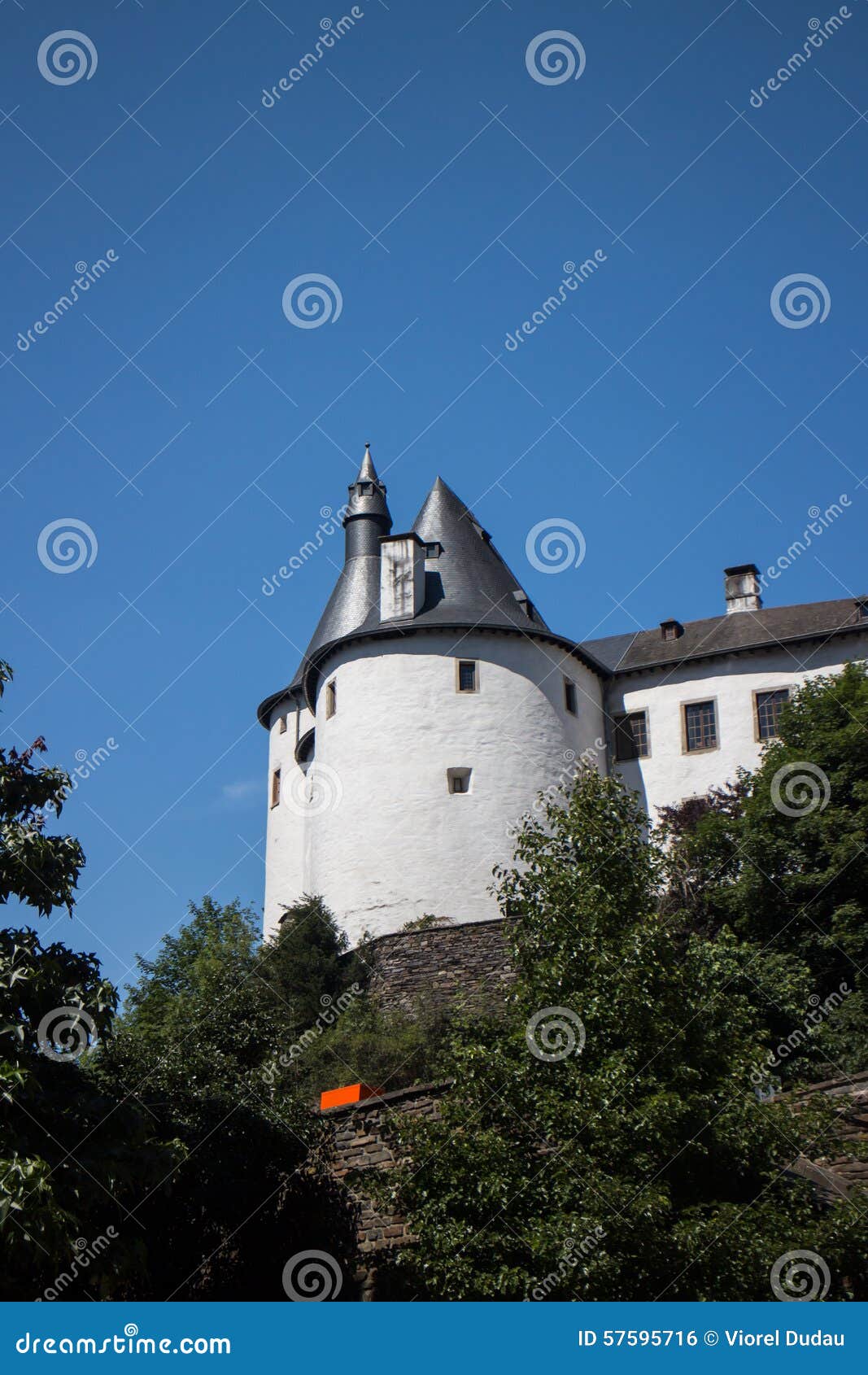 Clervaux Castle stock photo. Image of medieval, restored - 57595716