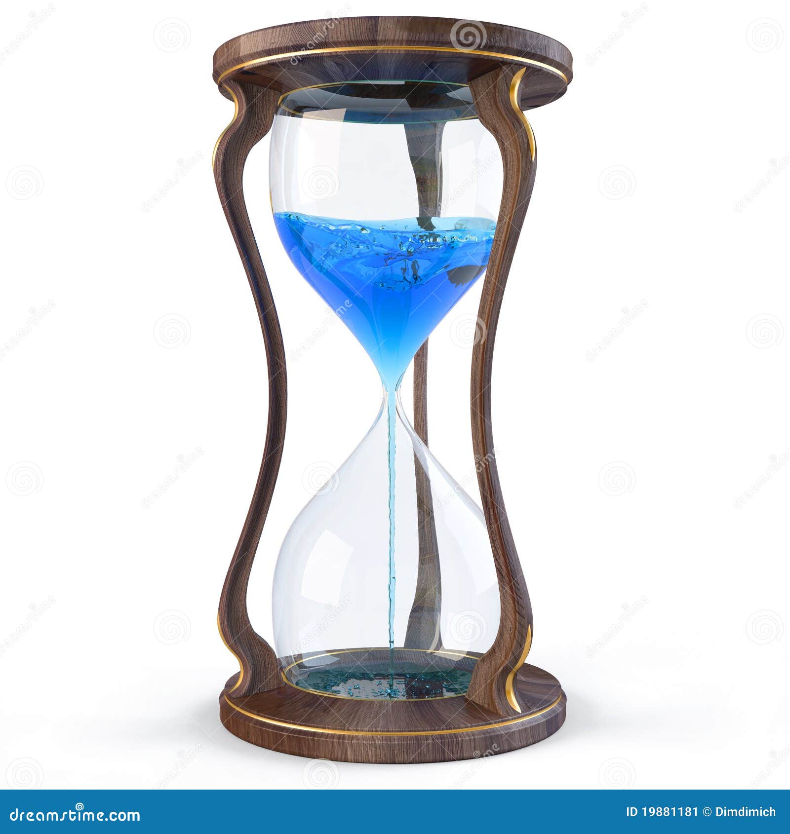 Clessidra illustrazione di stock. Illustrazione di gocciolina - 19881181