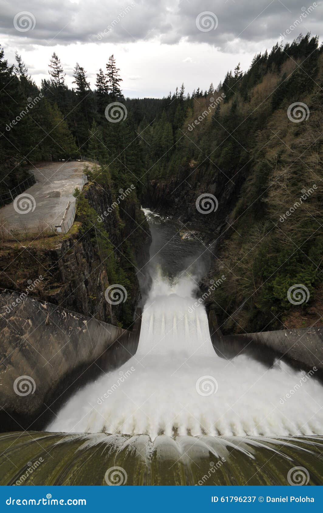 Cleveland dam stock image. Image of head, gorge, green - 61796237