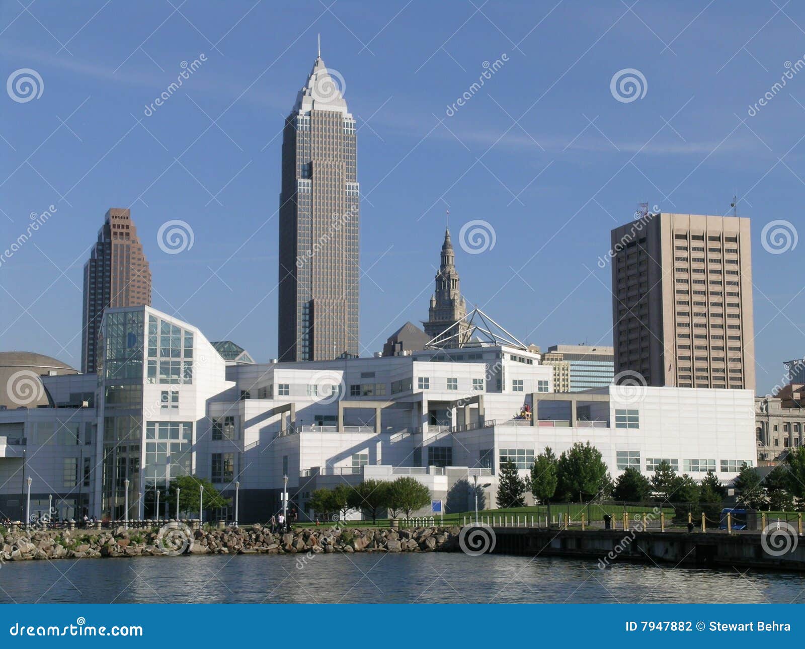 Cleveland Skyline II stock photo. Image of city, cityscape - 7947882