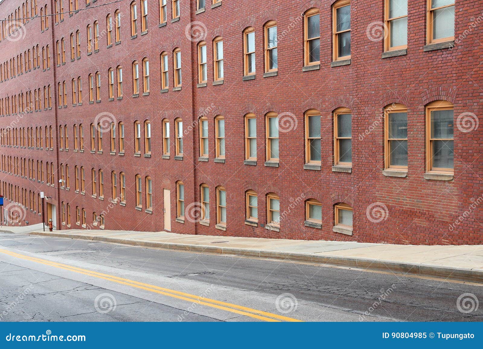 Cleveland Warehouse District Stock Image - Image of american, industry ...