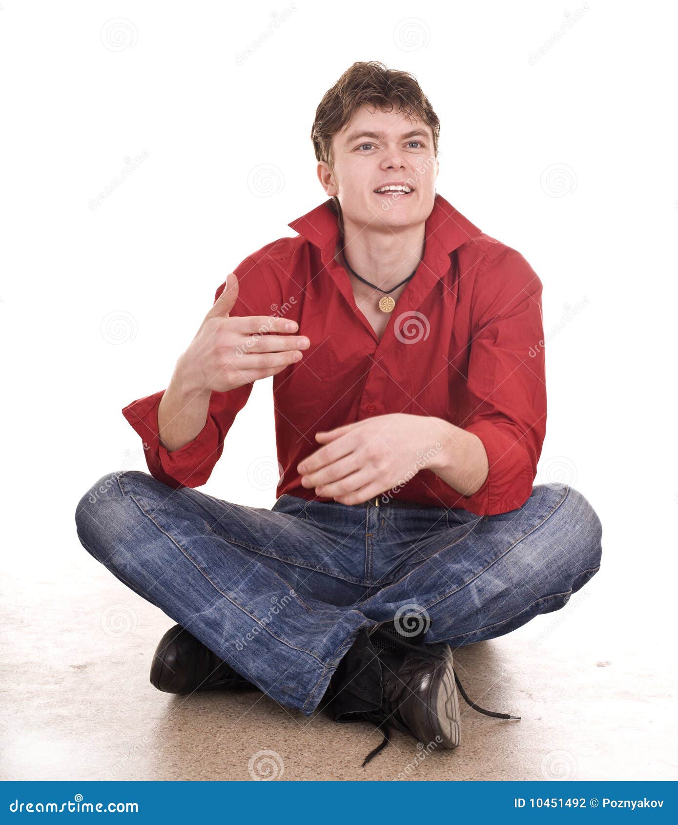 Clever Cheerful Handsome Strong Man. Stock Photo - Image of masculinity ...