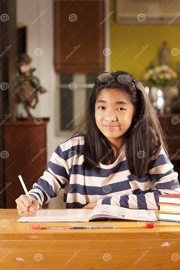 Clever girl stock photo. Image of education, adult, pretty - 21131578