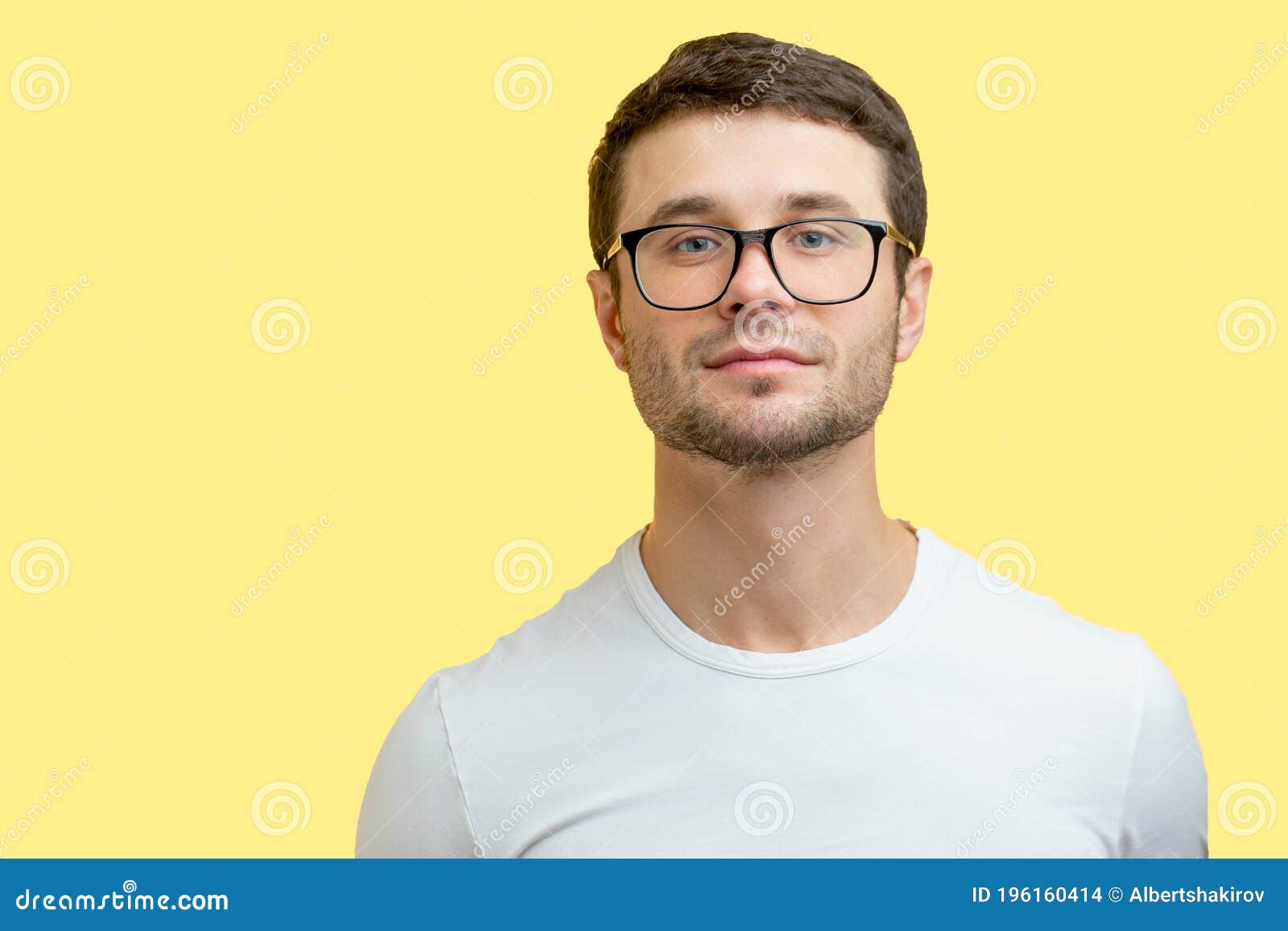 A Clever Handsome Student Dressed Casually Stock Photo - Image of hand ...