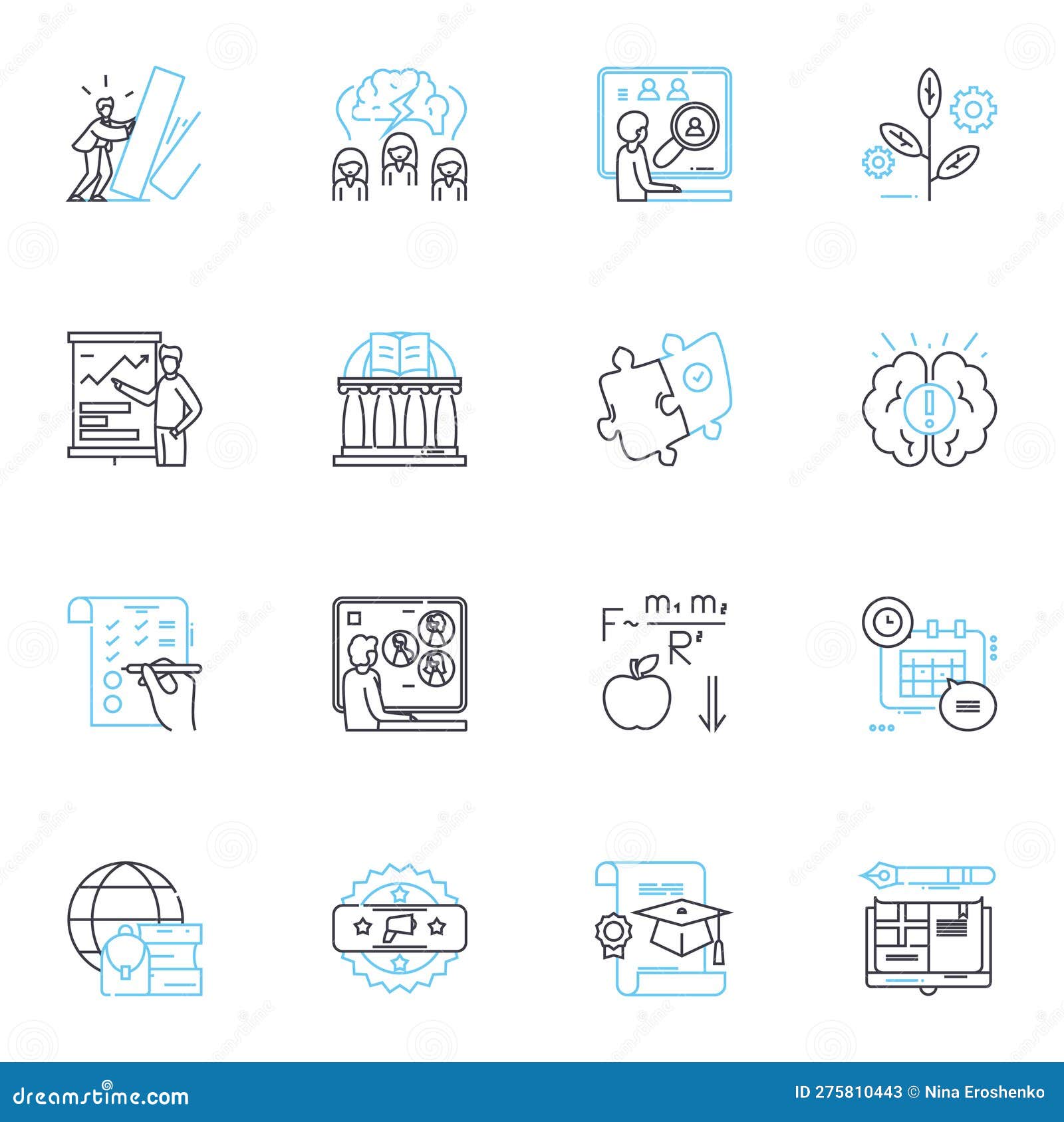 Linear Curious Emoji Icon From Emoji Outline Collection. Thin Line ...