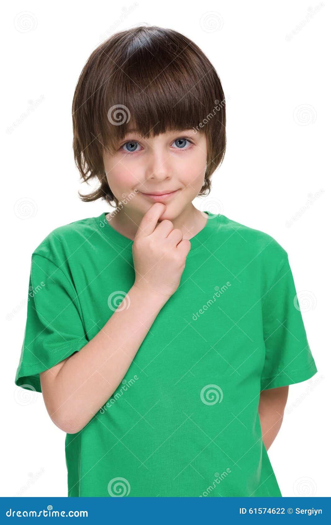 Clever little boy stock photo. Image of people, green - 61574622