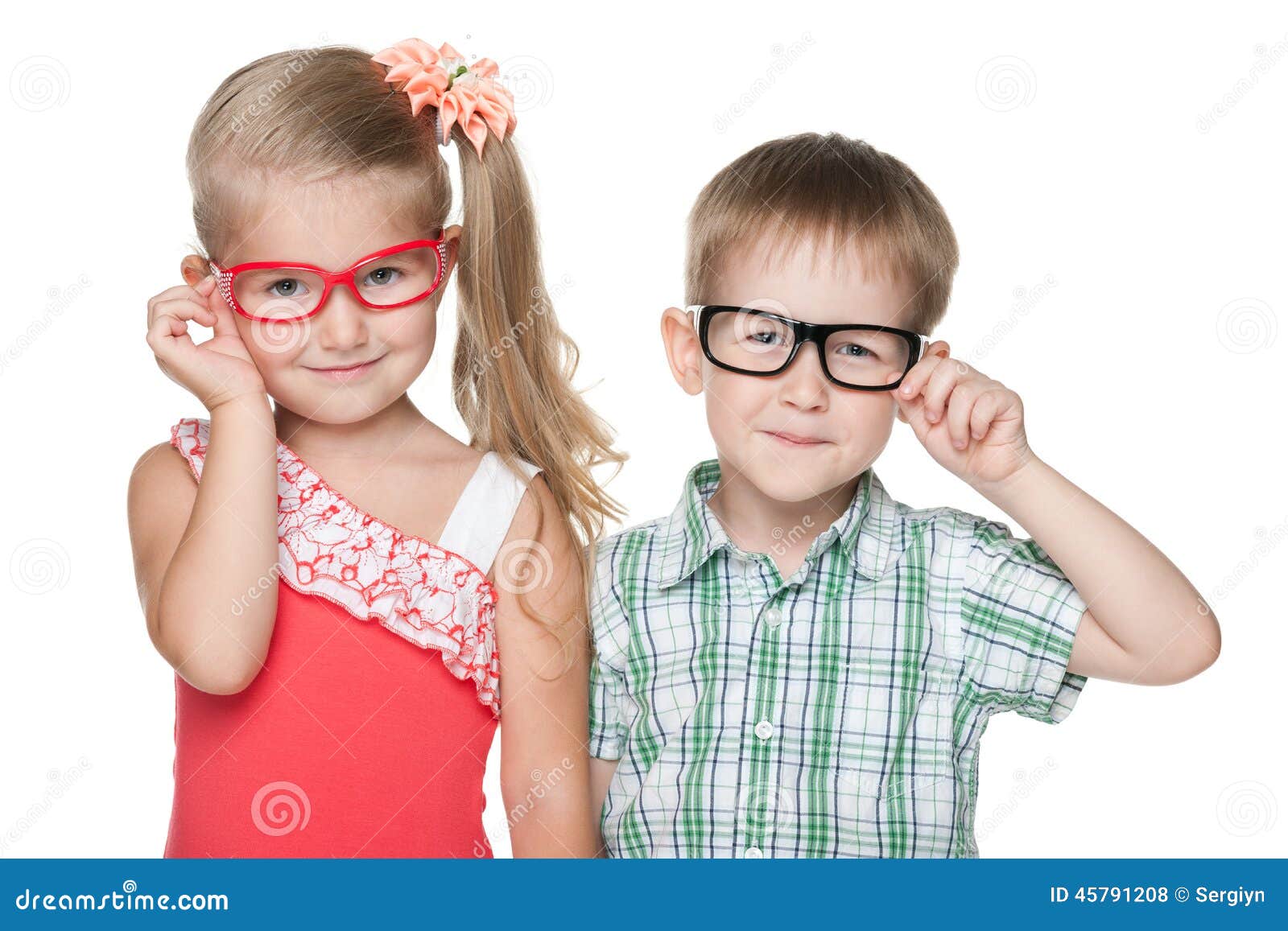 Clever Little School Boy Holding Cell Phone In His Hand Presenting ...