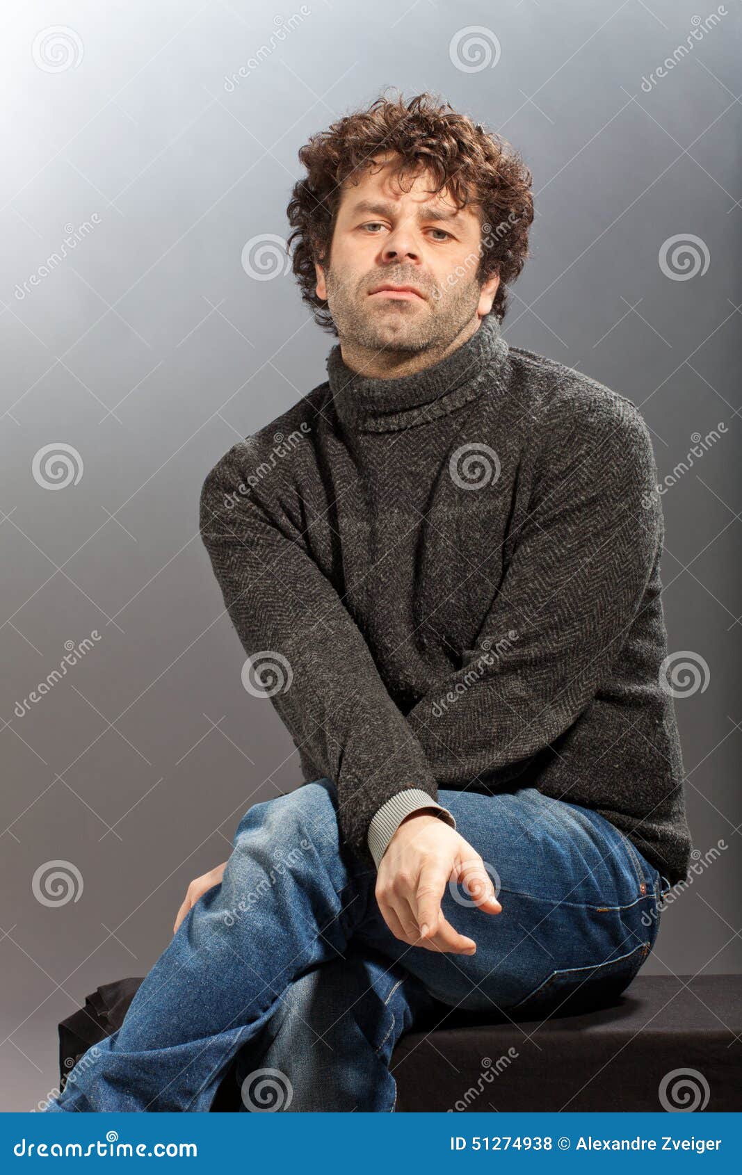 Clever man stock photo. Image of portrait, adult, still - 51274938