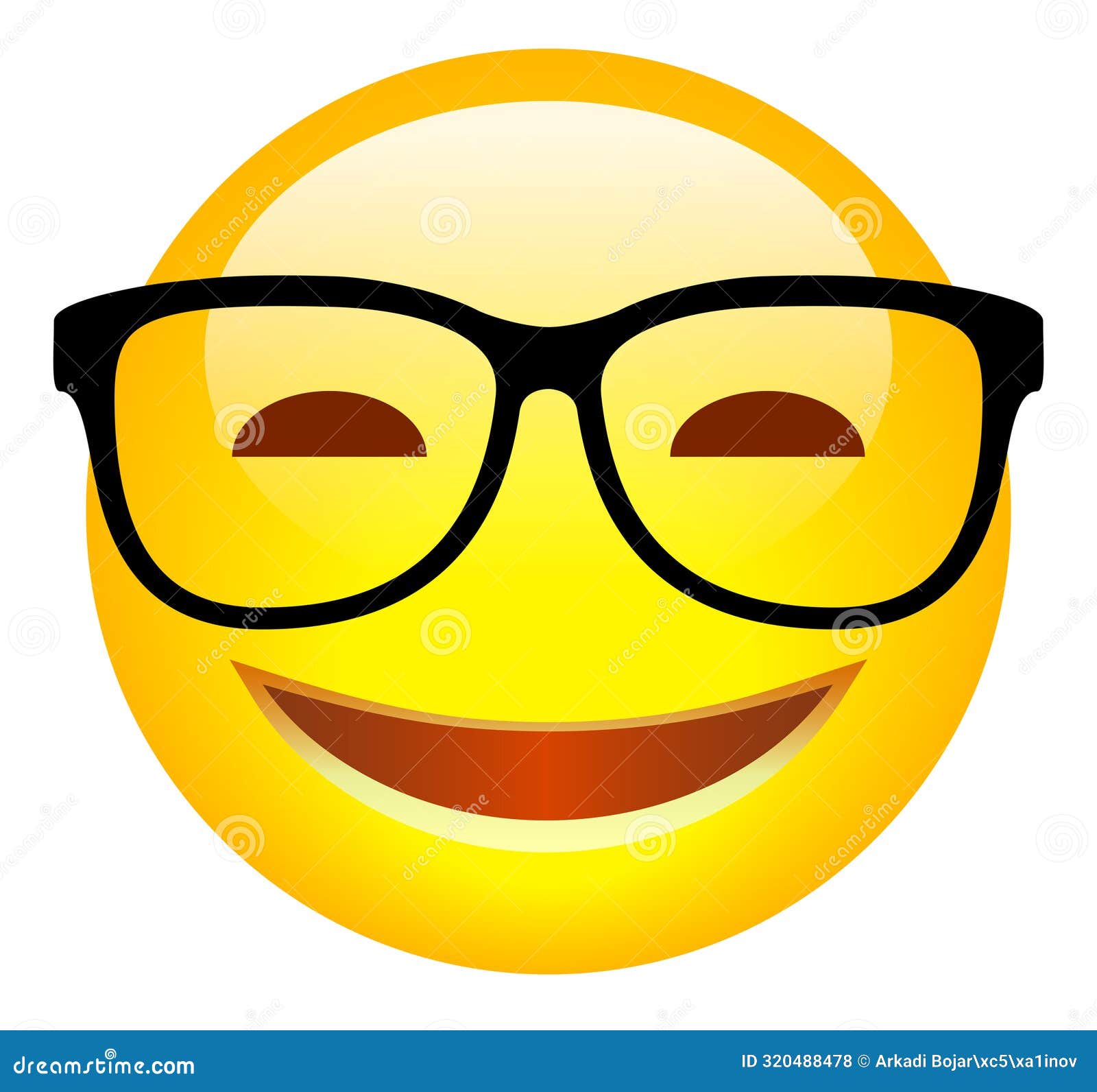 Emoticon Nerd Del Computer