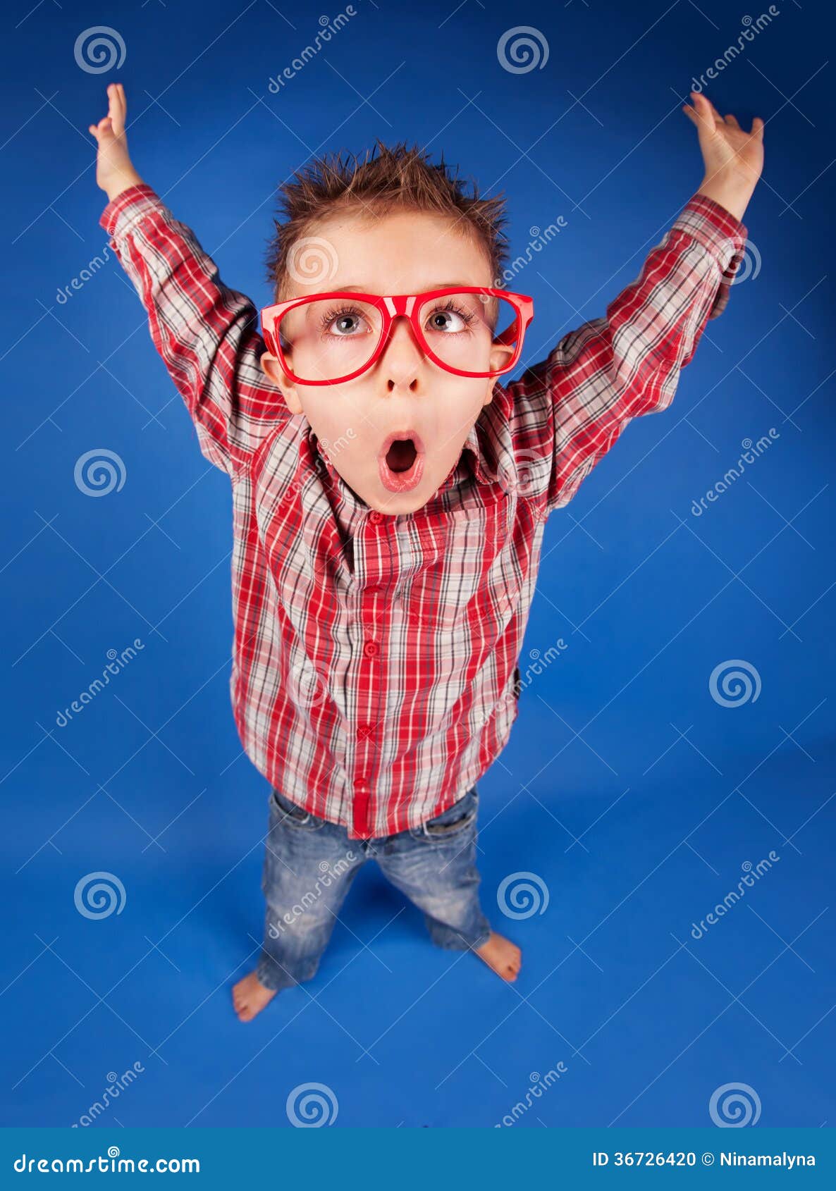 Clever nerdy boy stock photo. Image of attractive, attitude - 36726420