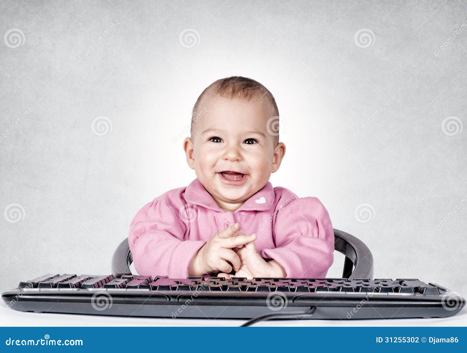 Clever plan stock photo. Image of caucasian, happy, computer - 31255302