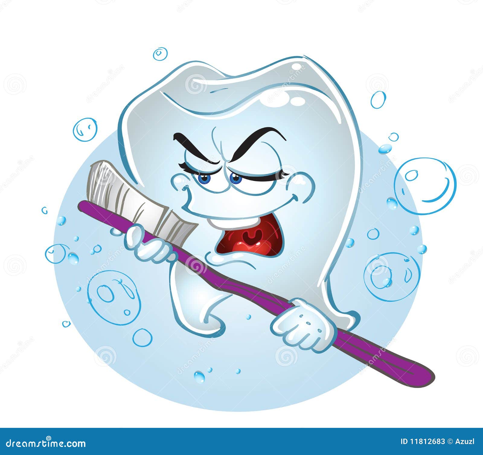 Clever Tooth- Singing Tooth Stock Illustration - Illustration of ...