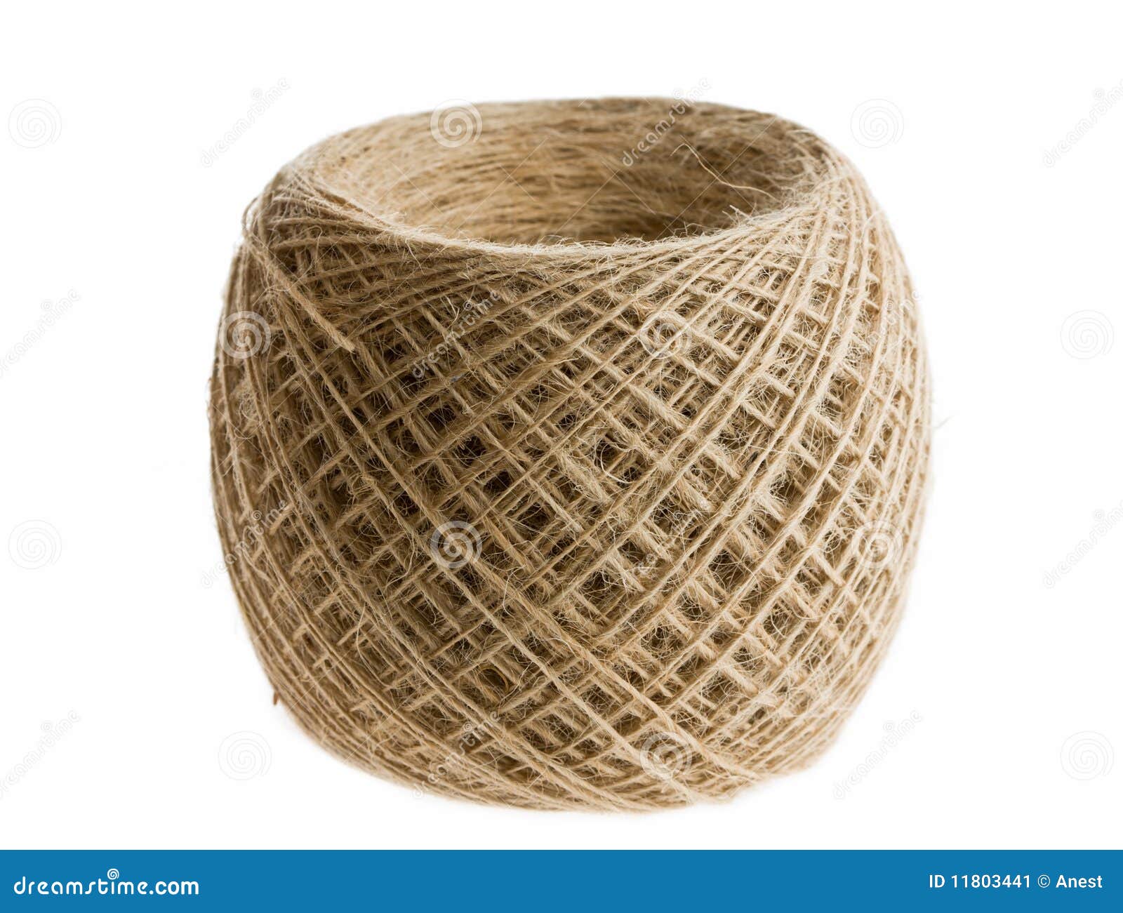 Clew of beige thread stock image. Image of hobby, embroidery - 11803441