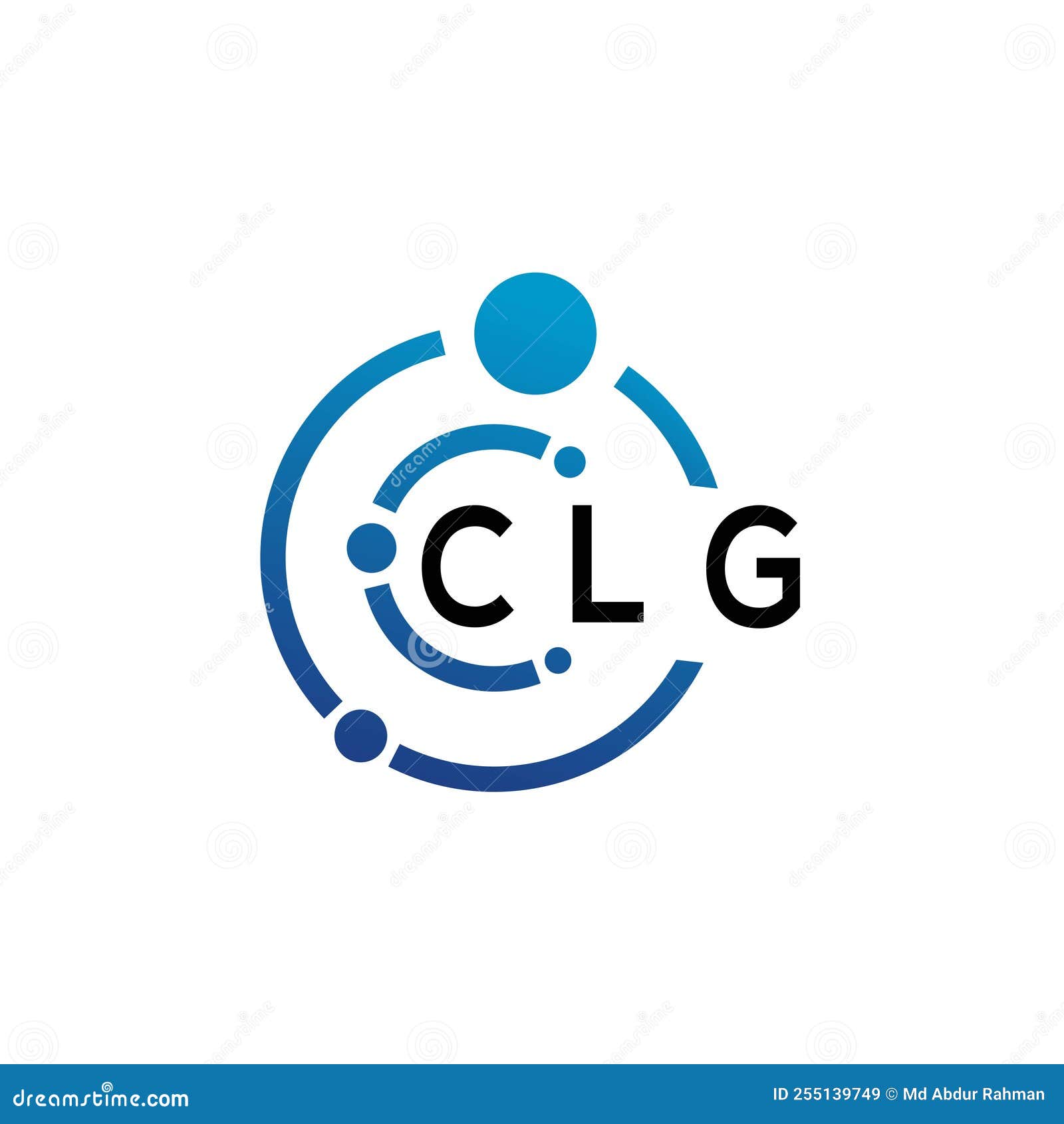 CLG Letter Logo Design on White Background. CLG Creative Initials ...