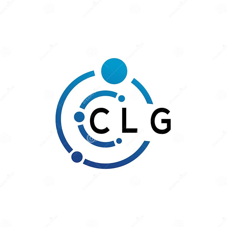 CLG Letter Logo Design on White Background. CLG Creative Initials ...