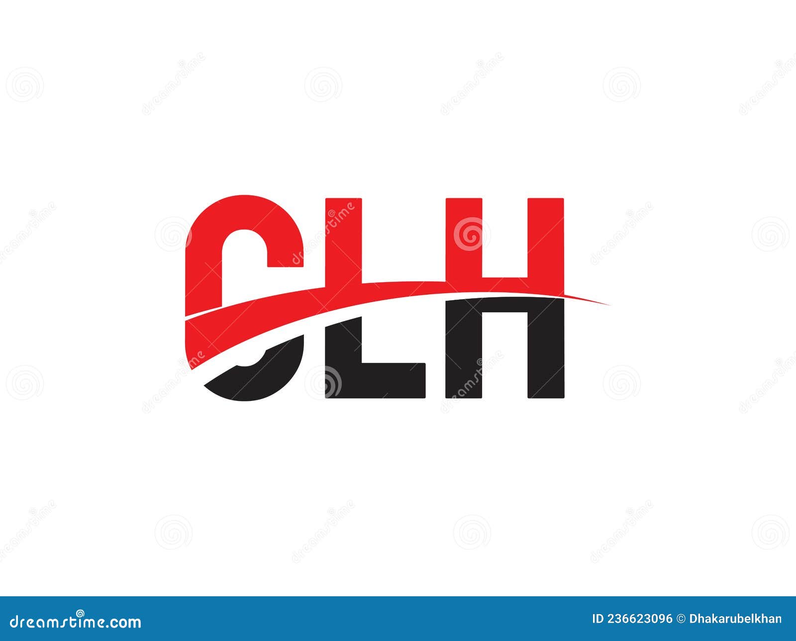 CLH Letter Initial Logo Design Vector Illustration Stock Vector ...
