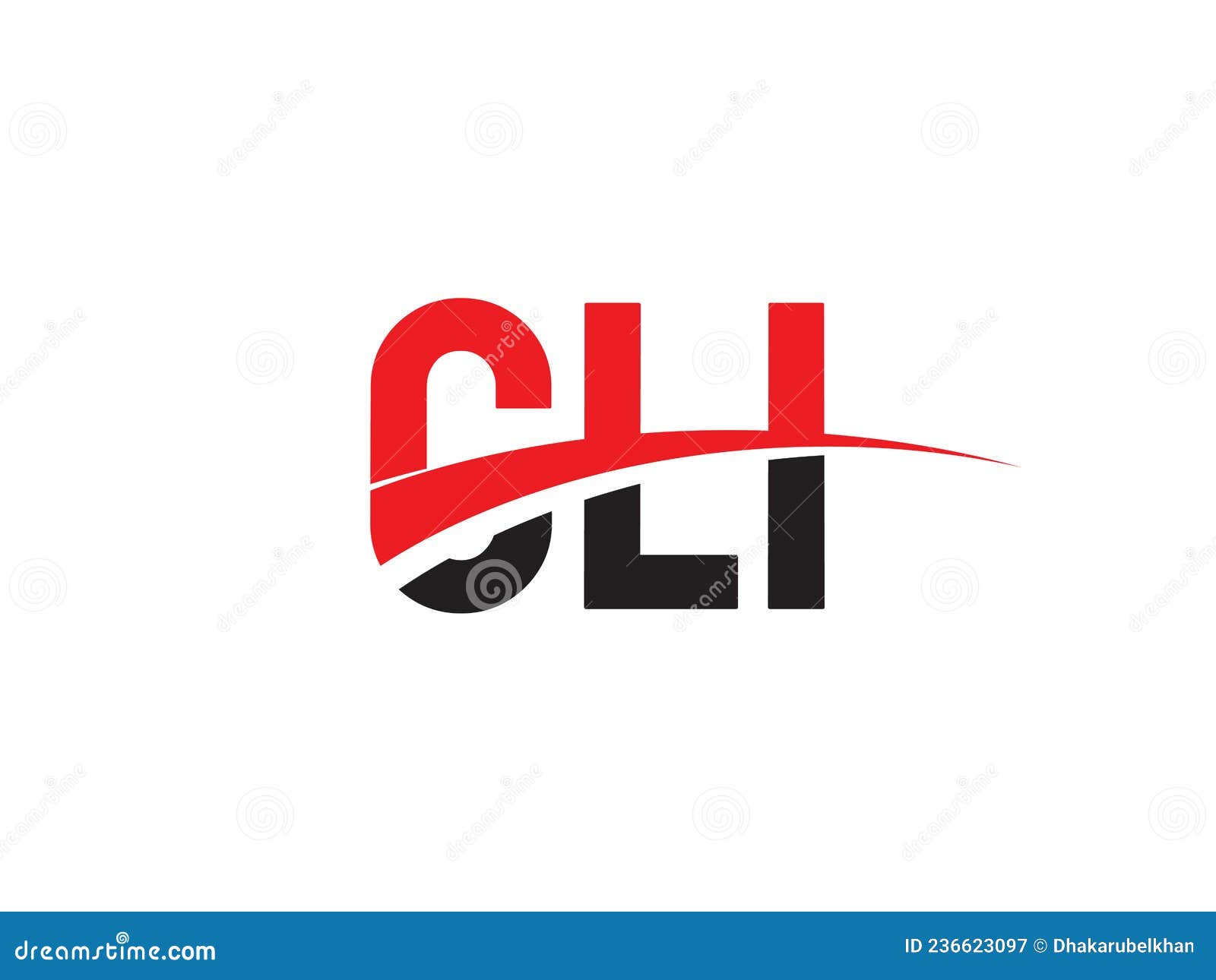 CLI Letter Initial Logo Design Vector Illustration Stock Vector ...
