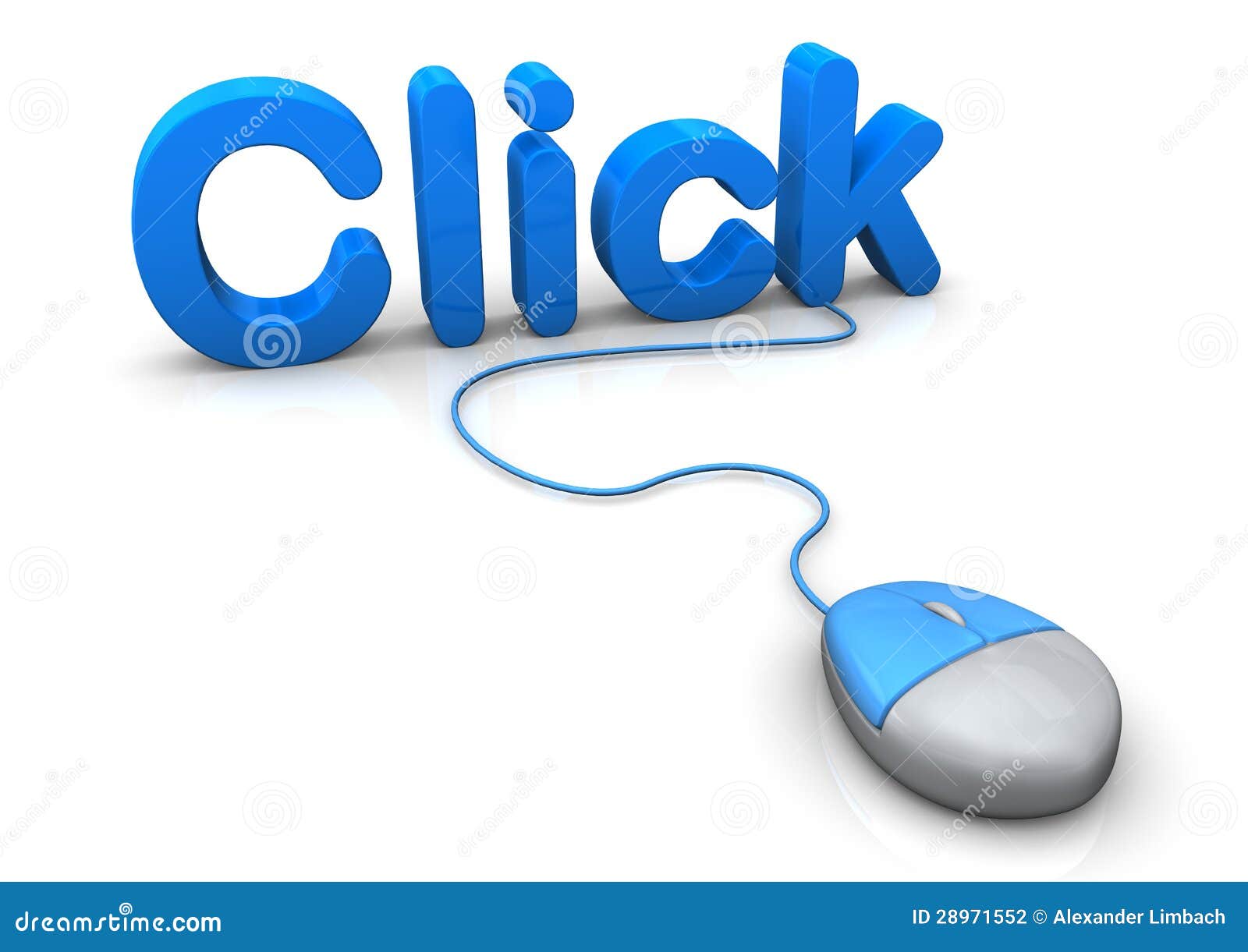 Clic del ratón stock de ilustración. Ilustración de crecimiento - 28971552