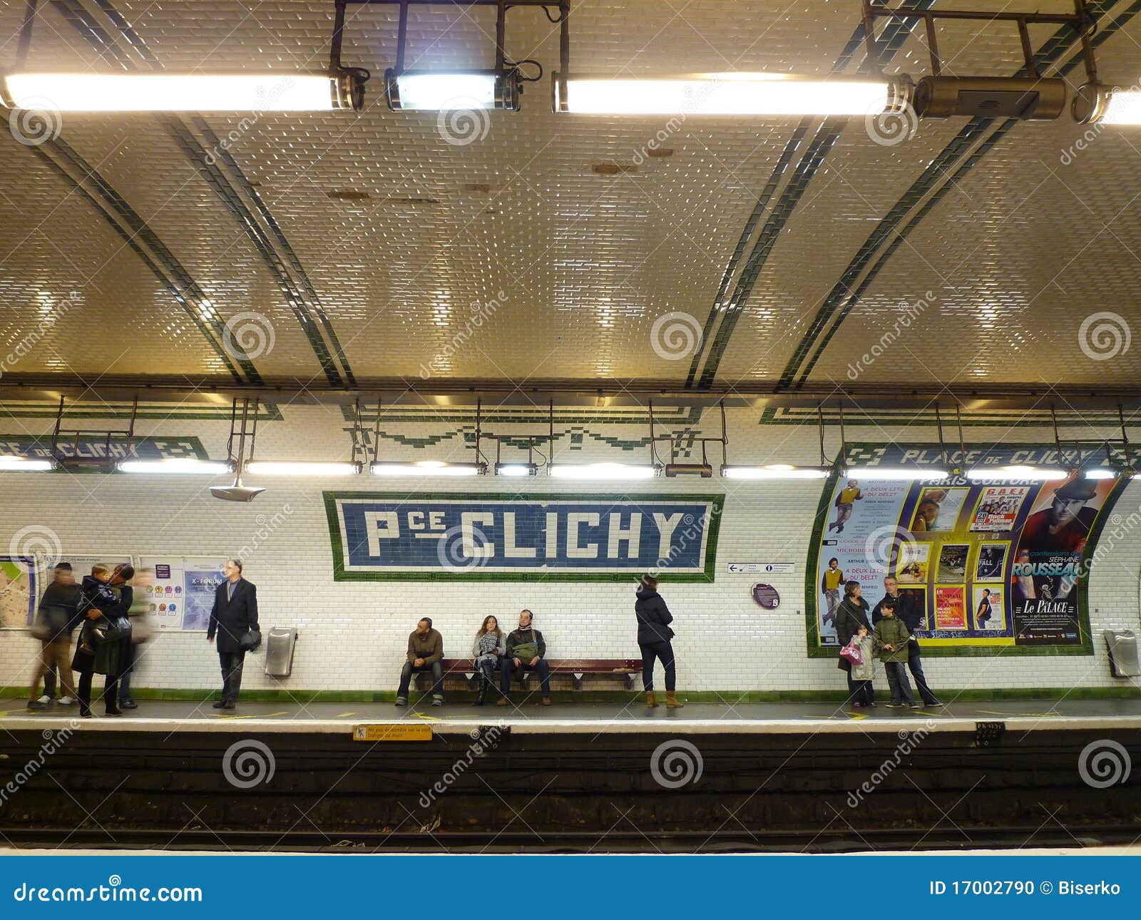 Clichy, Paris France editorial image. Image of ubahn - 17002790