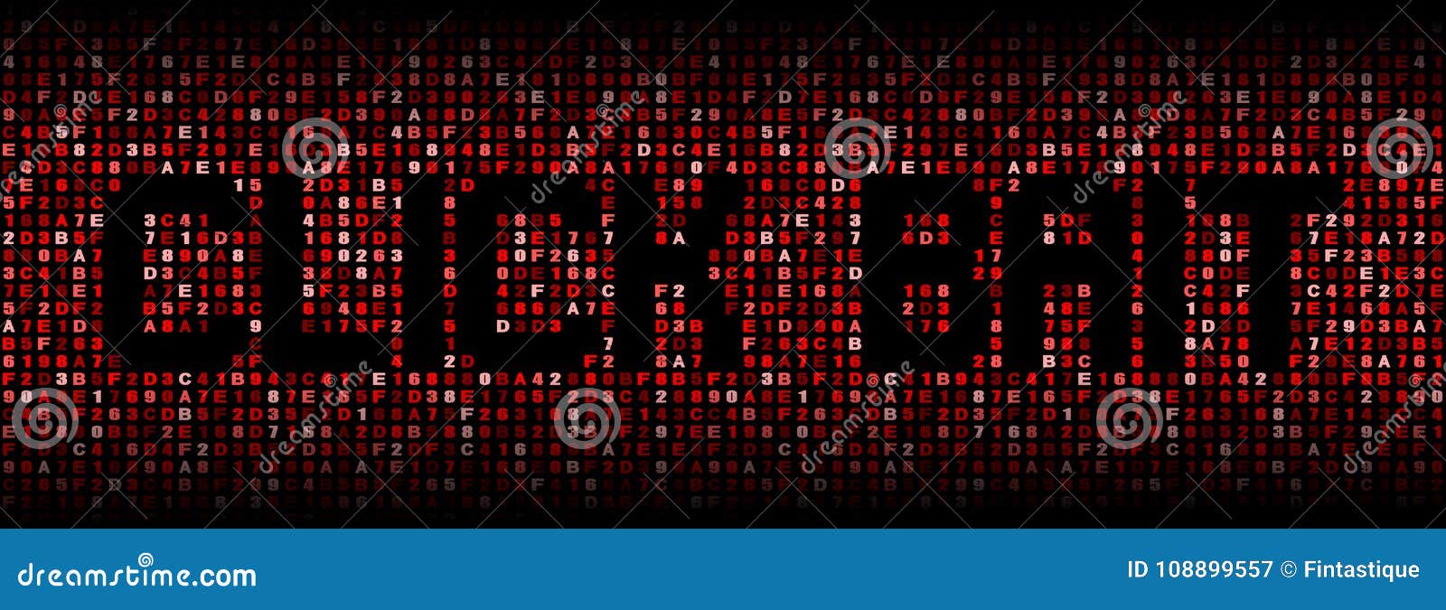 Click Bait Text on Hex Code Illustration Stock Illustration ...